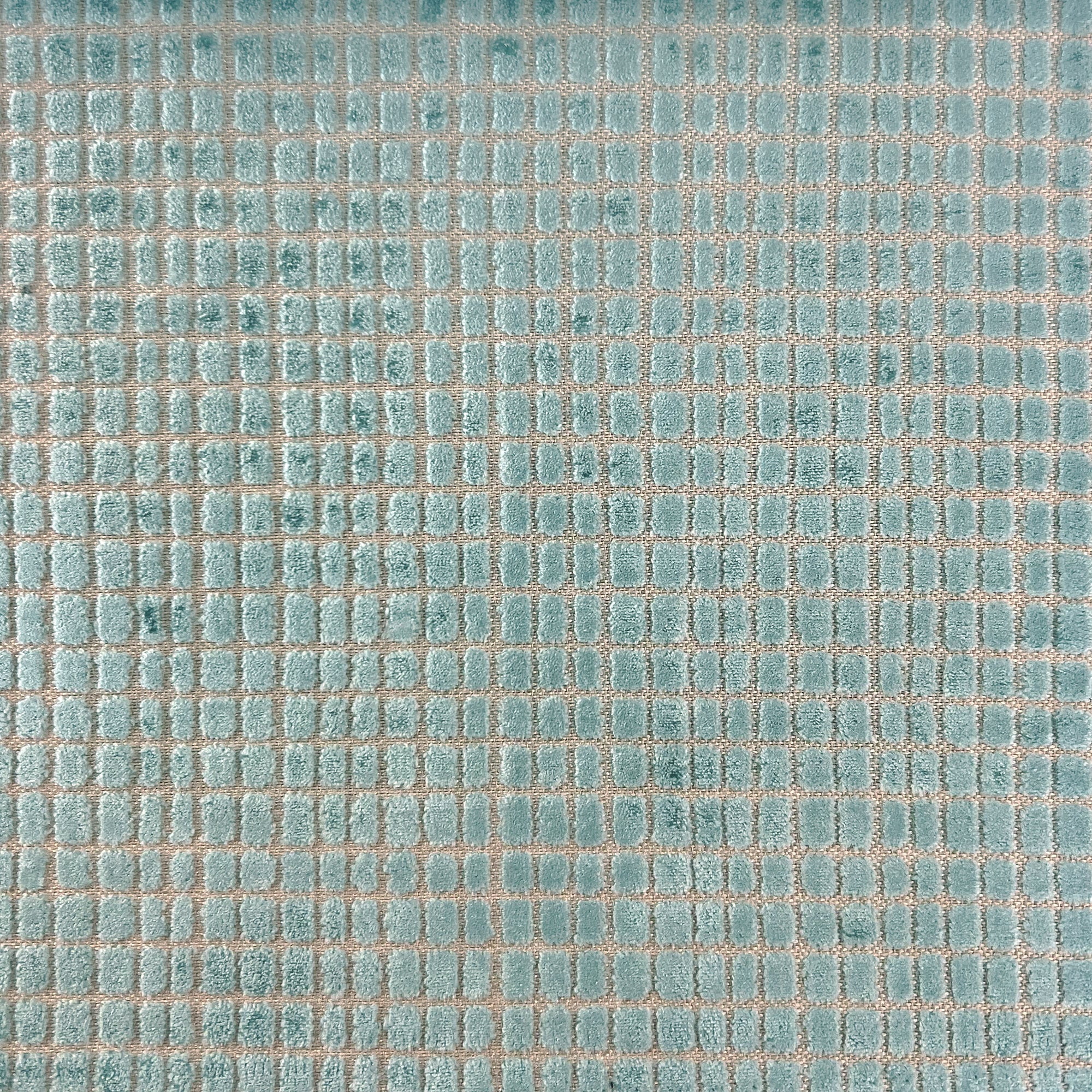 Vika Fabric | Geometric Small Square Velvet | Upholstery Fabric ...