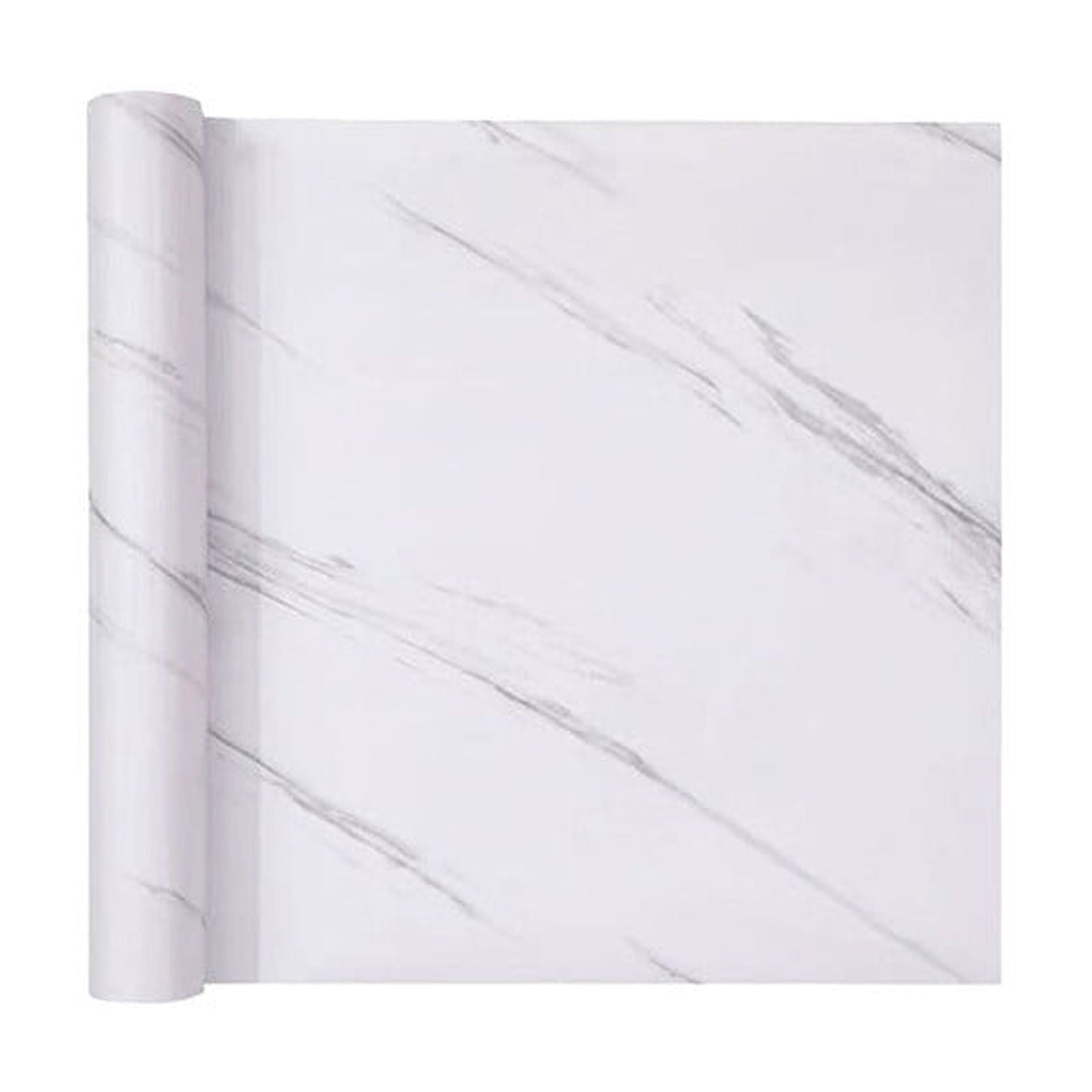 Vikakiooze 118 78 40in Three Sizes White Marbled Paper Countertop ...
