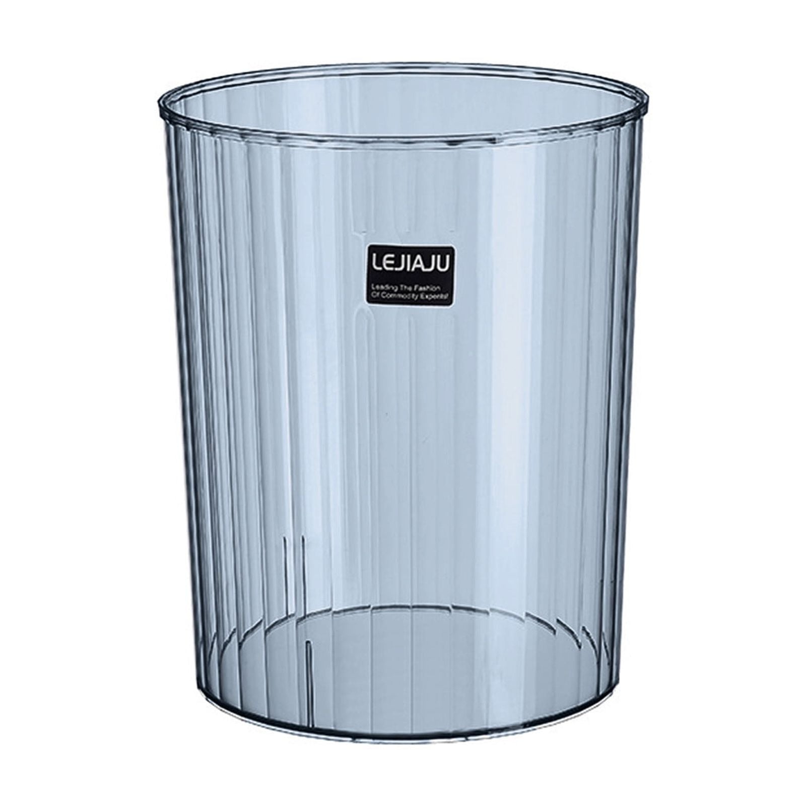 Vikakiooze 12 Litre Household Light Translucent Waste Bin Basket ...