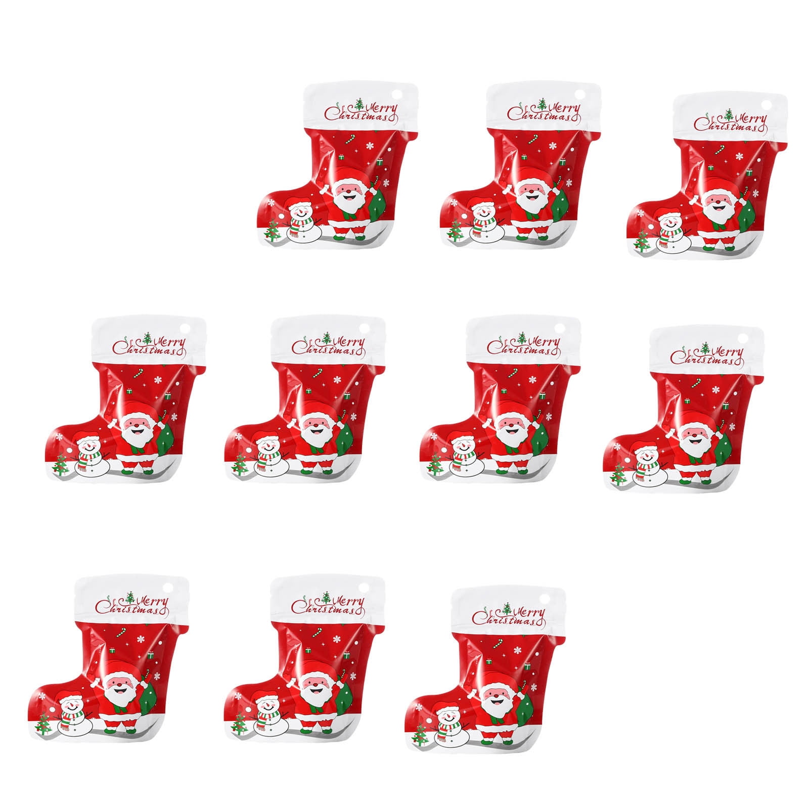 Vikakiooze 2023 Christmas Socks Stand Up Bag Plastic Bag Decoration ...