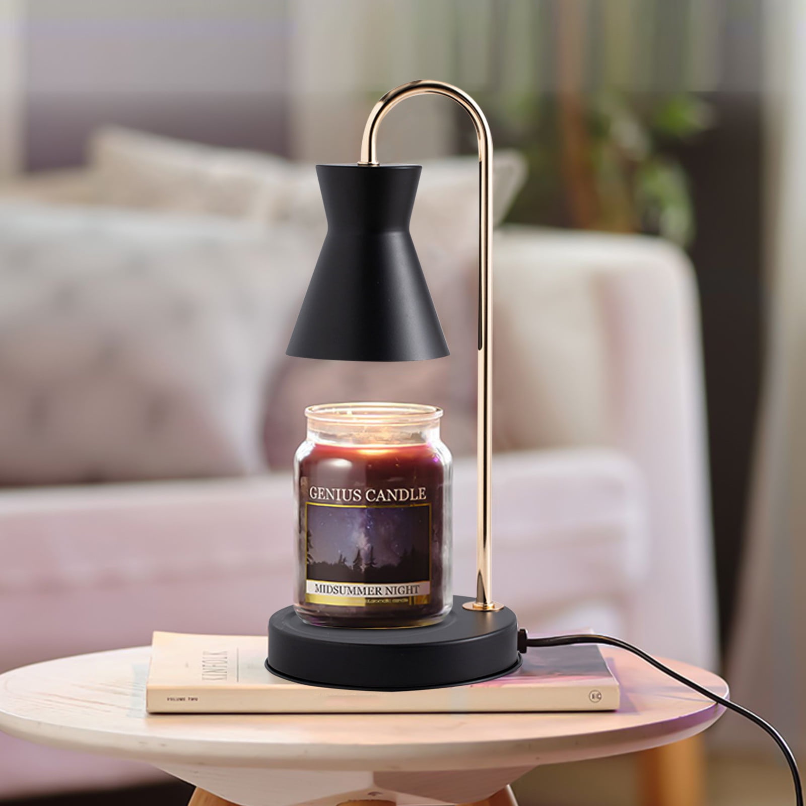 Vikakiooze Candle Warmer Dimmable Candle Light Metal Candle Melter ...