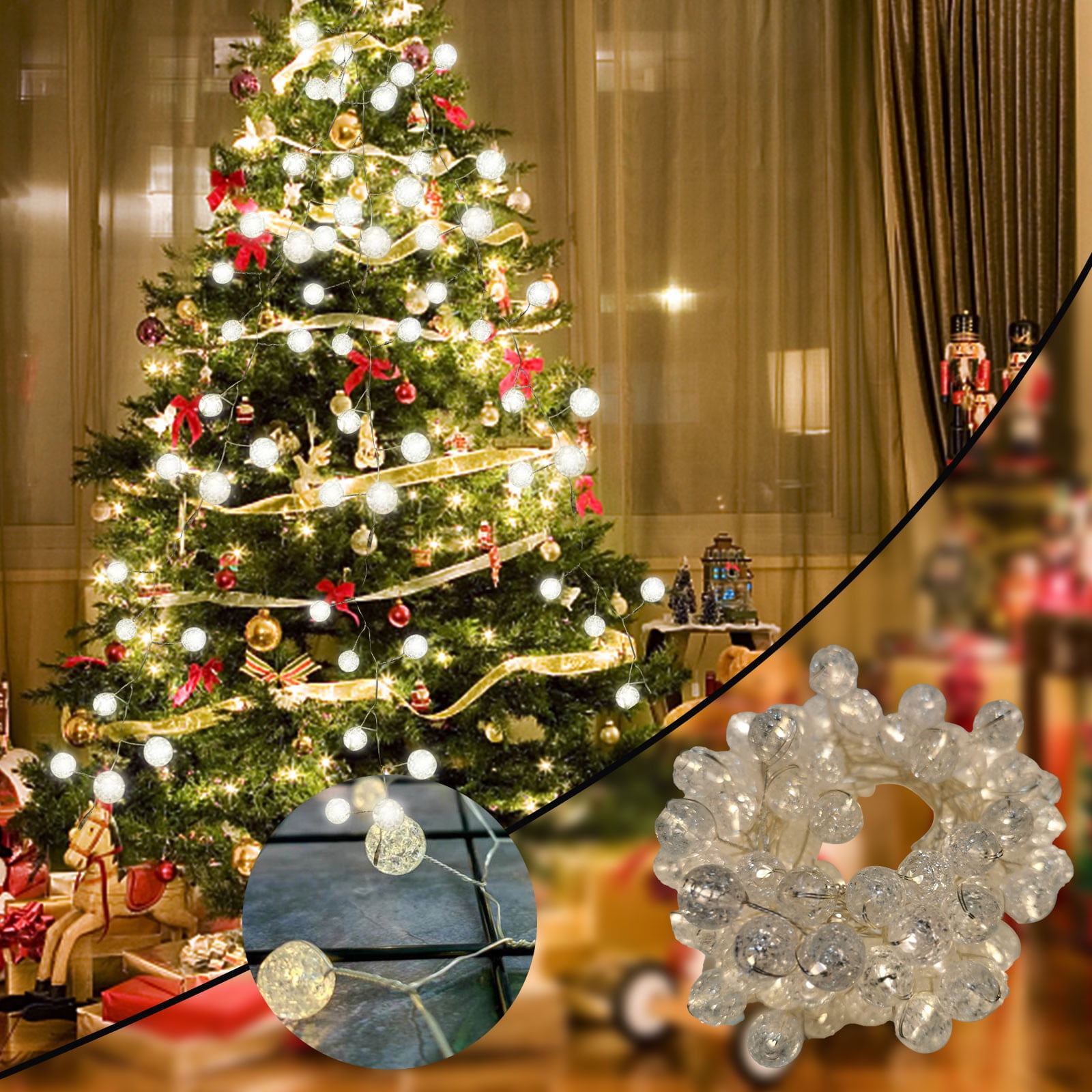 Vikakiooze 2023 Promotion on sale, U 100 LED Fire String Lights With ...