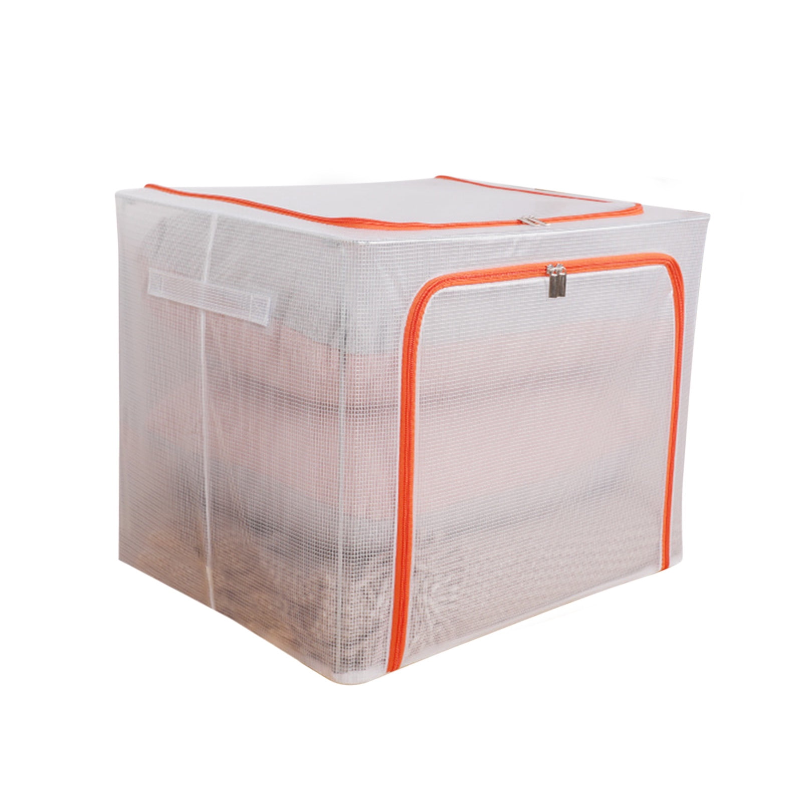 Vikakiooze 2023 Transparent Steel Frame Storage Box Nylon Mesh Foldable ...