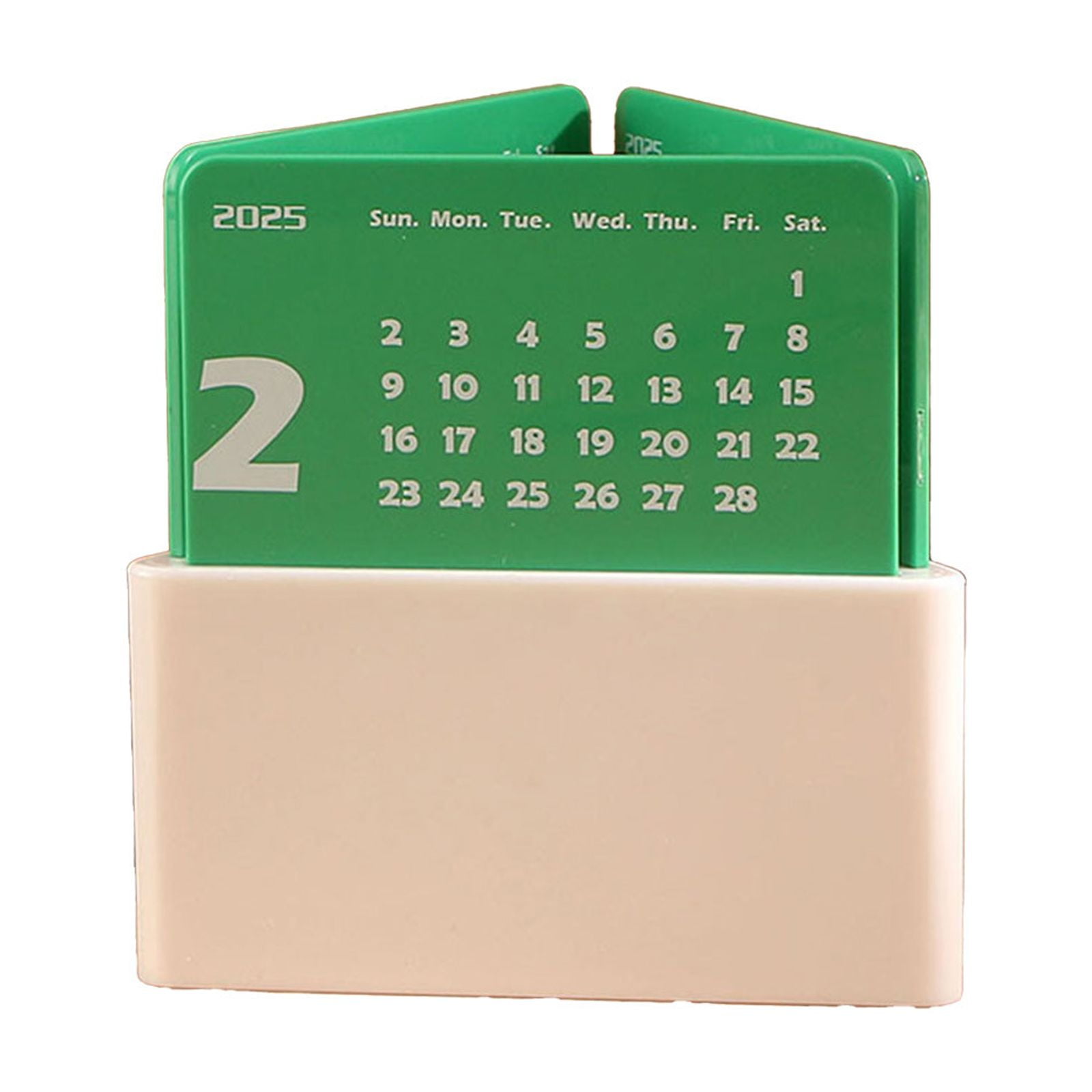 Vikakiooze 2025 Fashion Penholder Plastic Desktop Storage Calendar ...