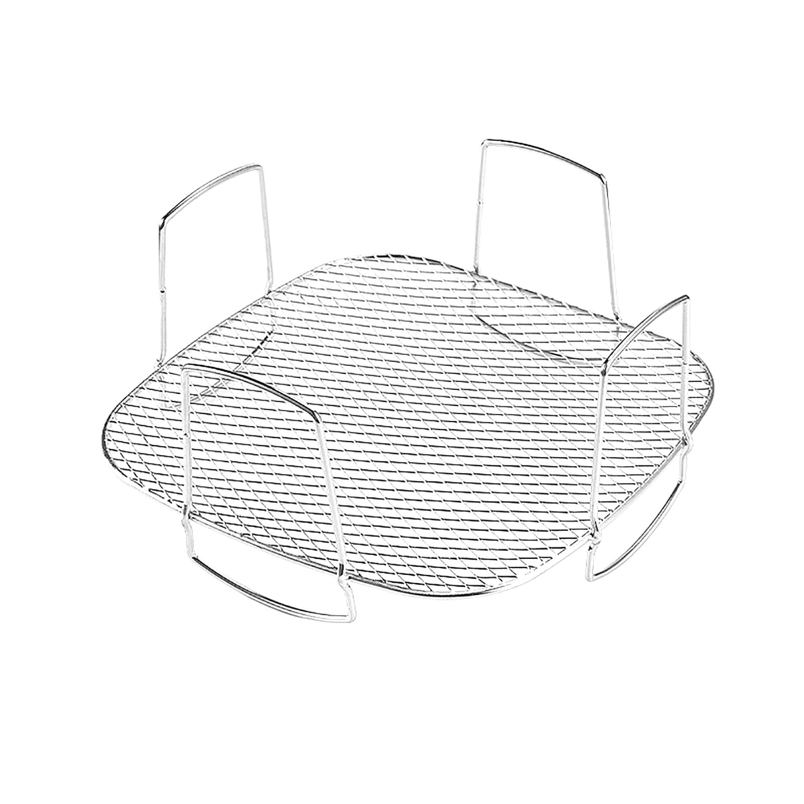 Vikakiooze Air Fryer Rack for Double Basket Air Fryers, Stainless Steel ...