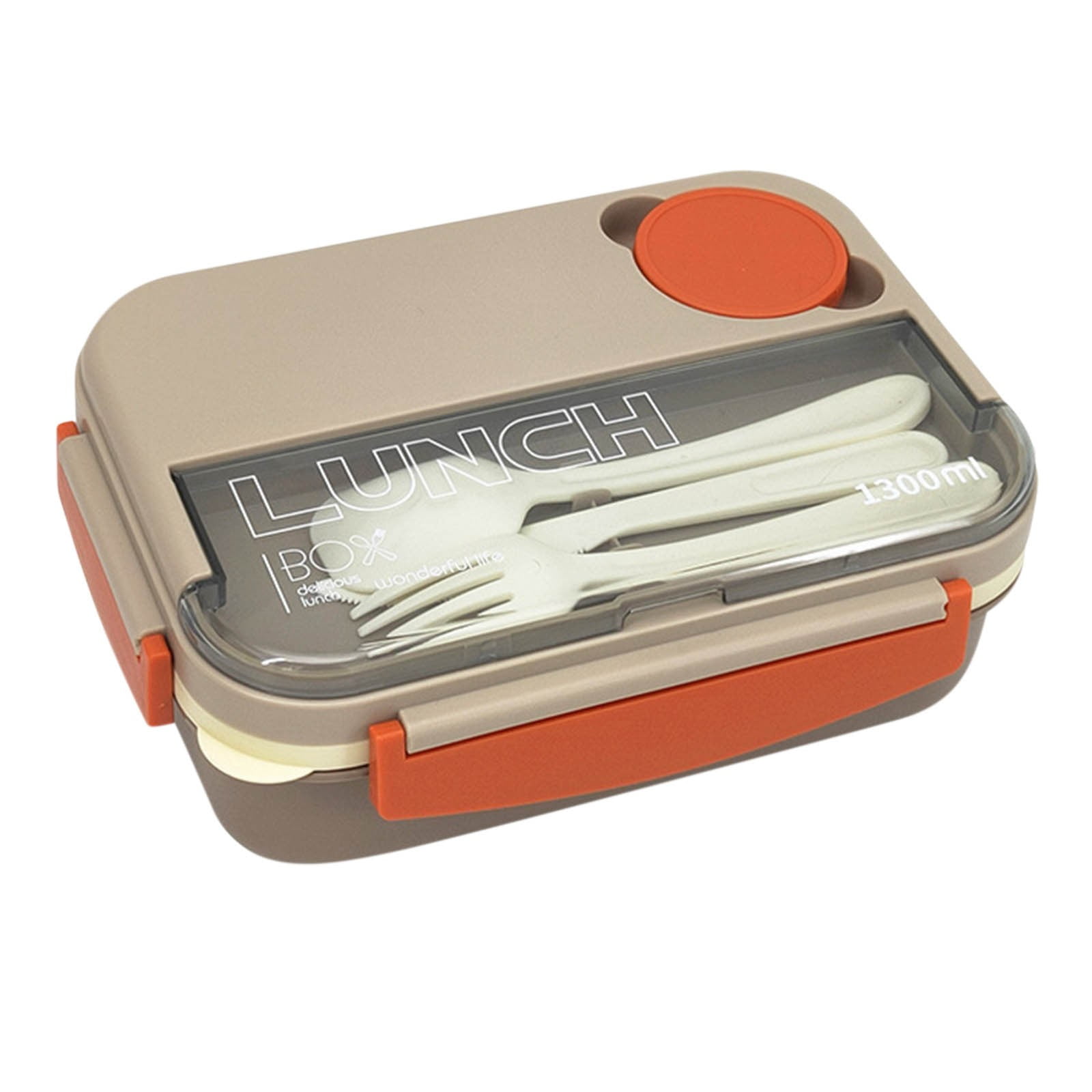 Vikakiooze Bento Box for Childern Plastic Lunch Box with Spoon and Fork ...