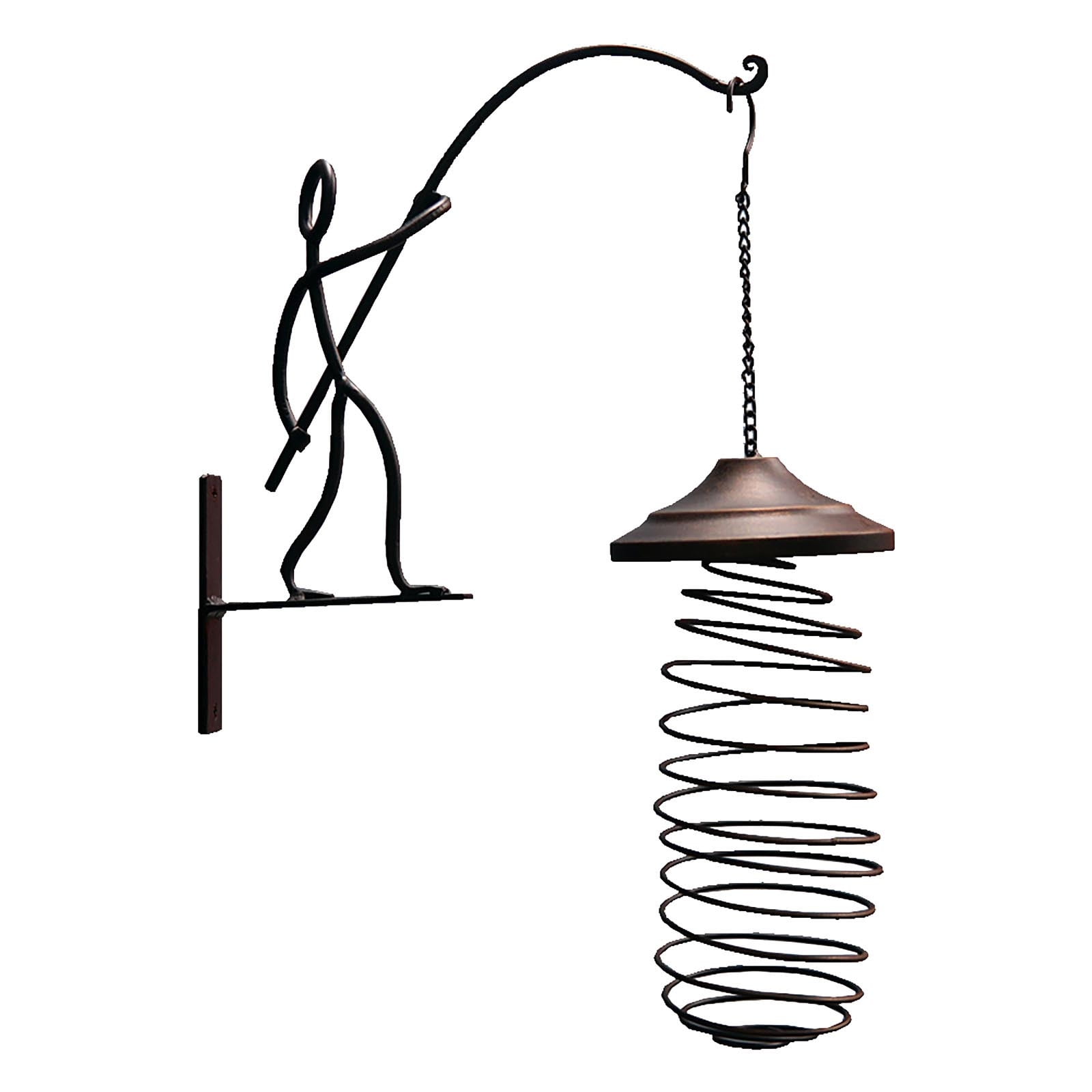 Vikakiooze Bird Feeder for Outdoor Hanging, Iron Art Hanging Ball Feed ...