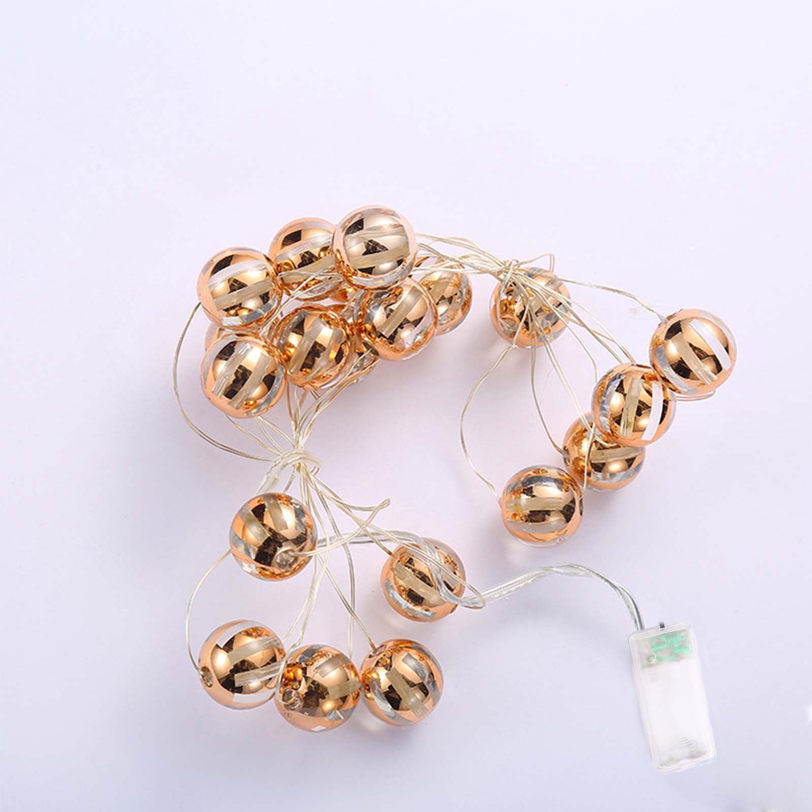 Vikakiooze Christmas String Lights 20 LED Ball Lights Battery Powered ...