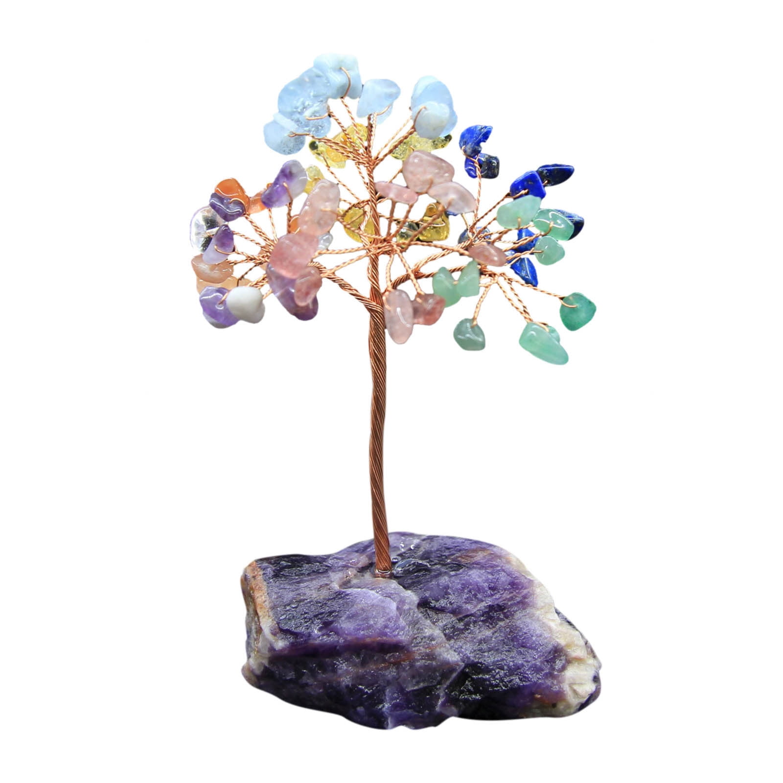 Vikakiooze Colorful Crystal Healing Crystal Tree Natural Crystals ...