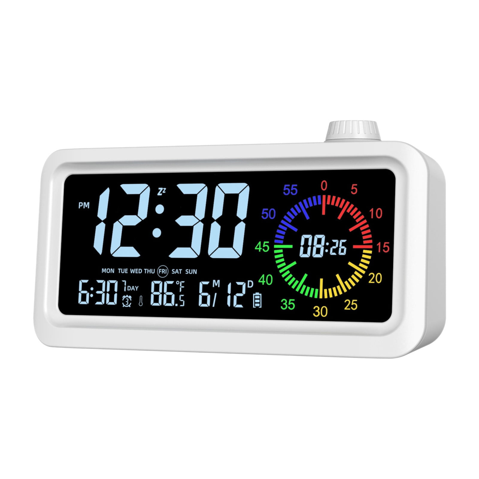 Vikakiooze Digital Electronic Clock LCD Color Sceen Display Visual ...
