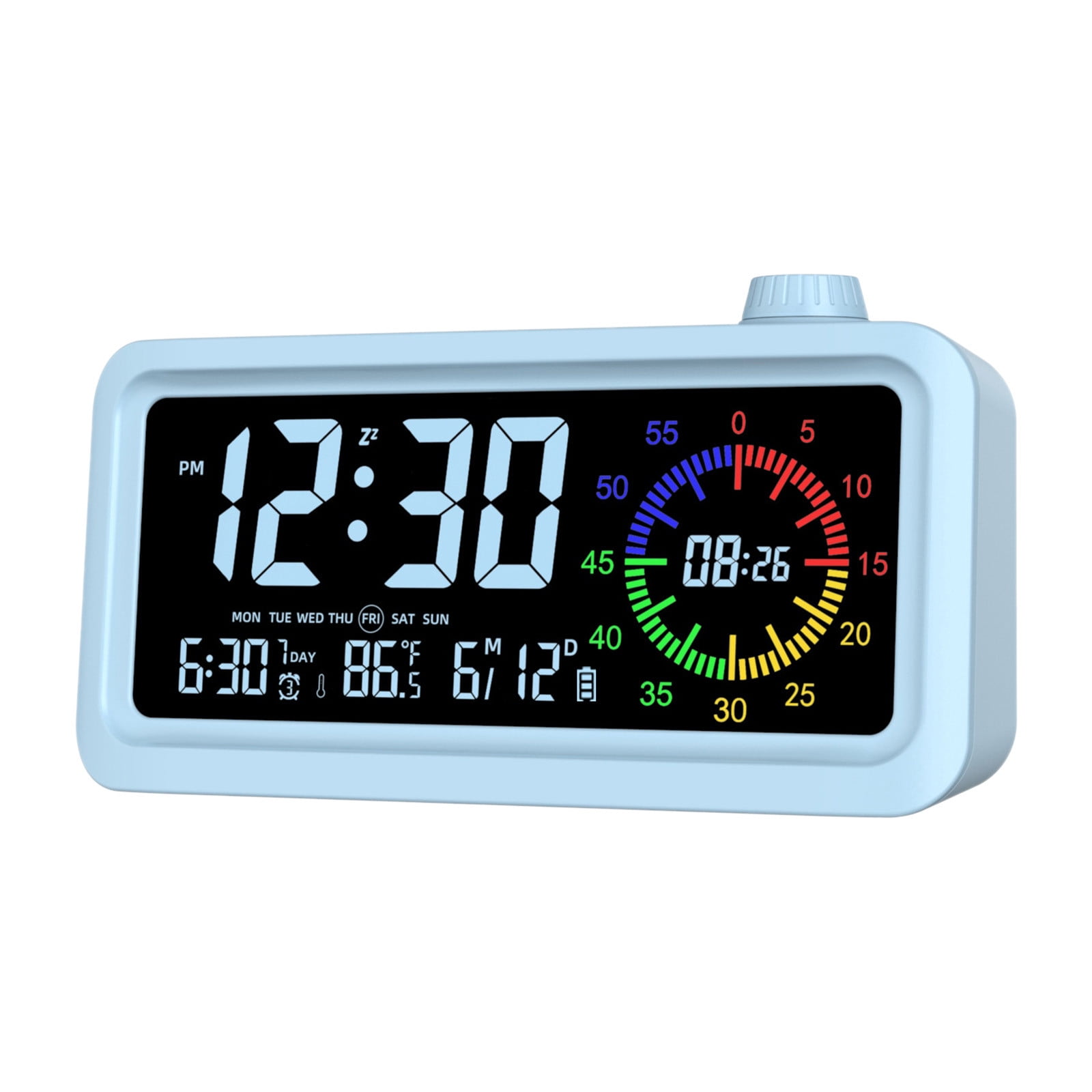 Vikakiooze Digital Electronic Clock LCD Color Sceen Display Visual ...