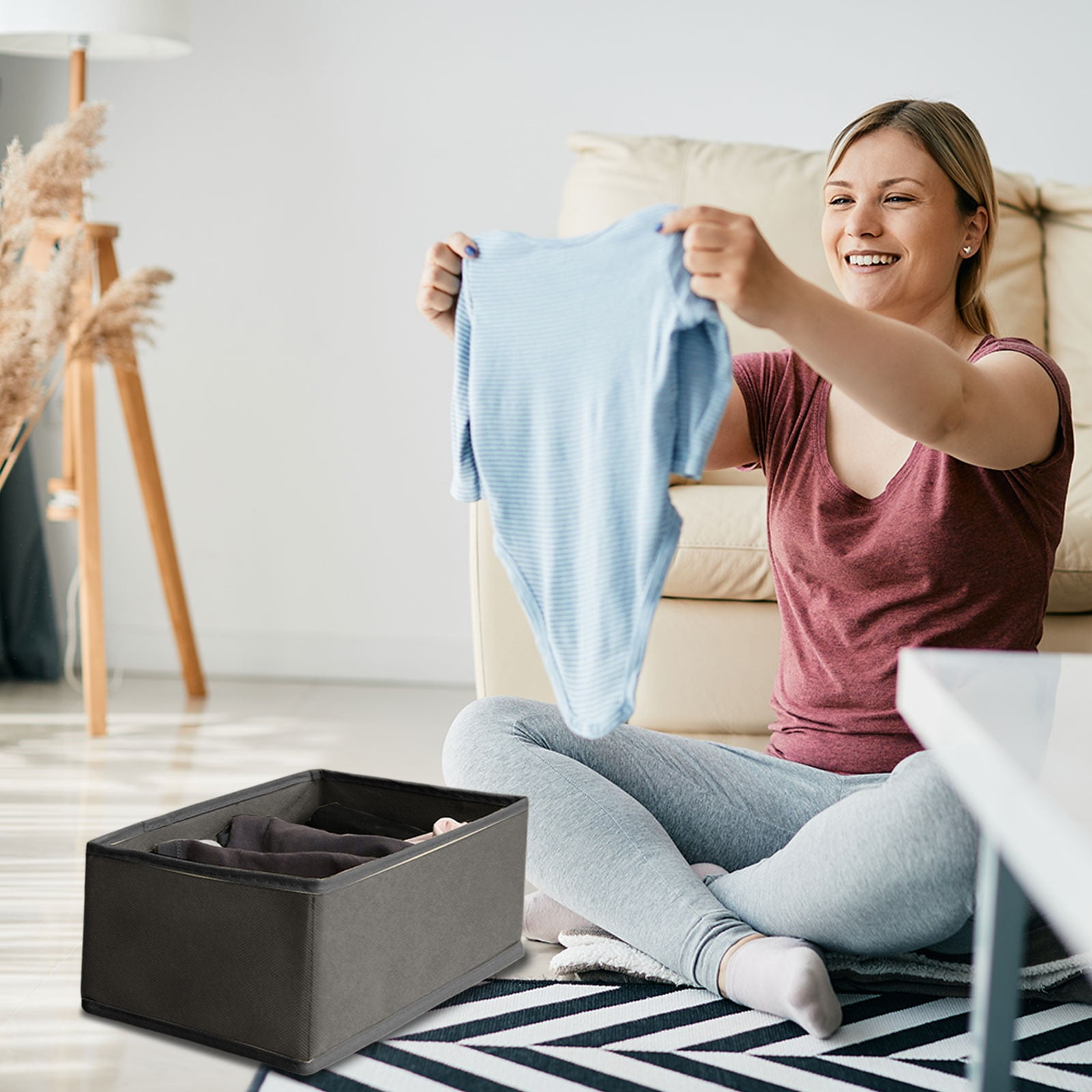 Vikakiooze Drawer Organizer Small Clothing Items Drawer Organizer And ...