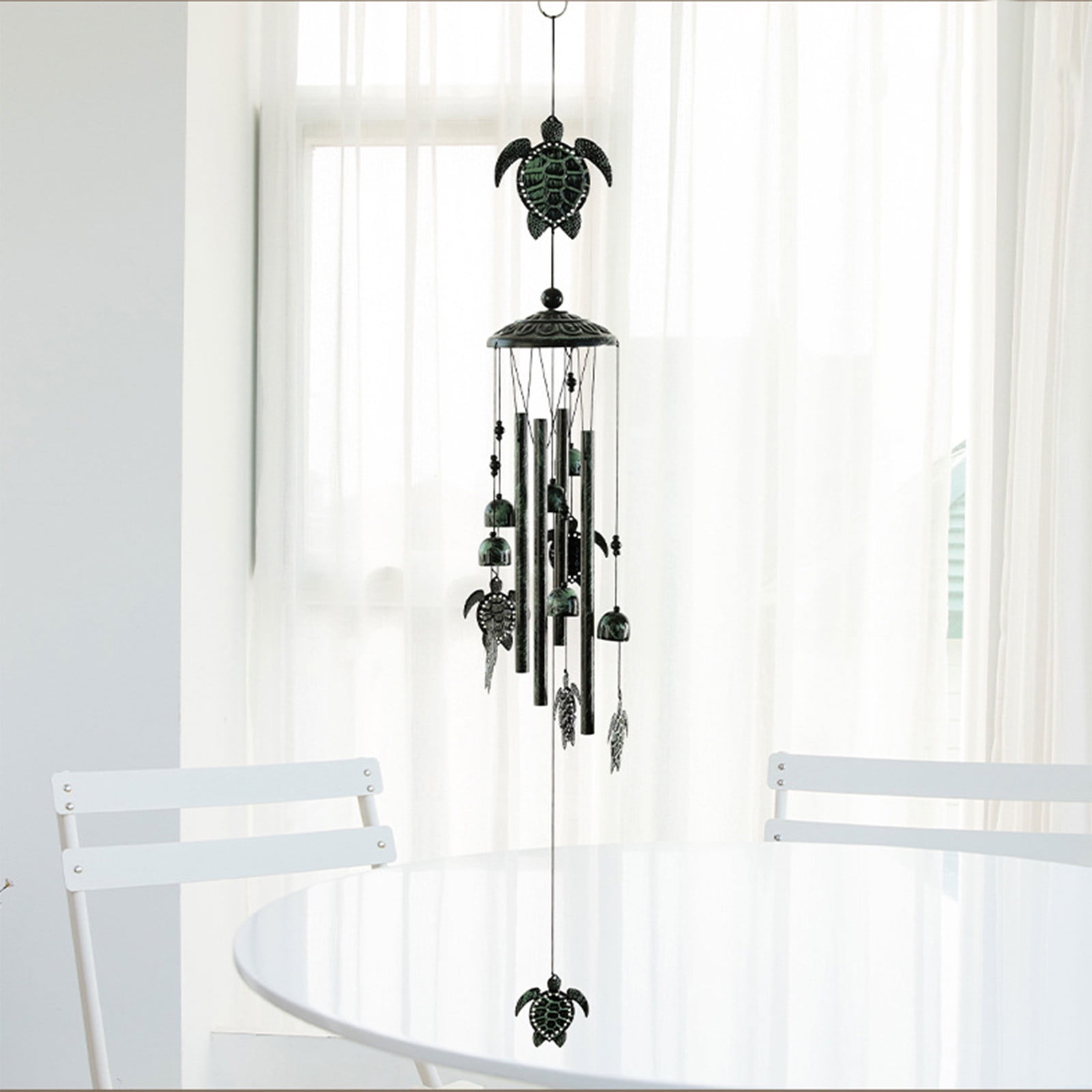 Vikakiooze Easter Wind Chimes Metal Green Animals Like Turtle Bird Iron ...