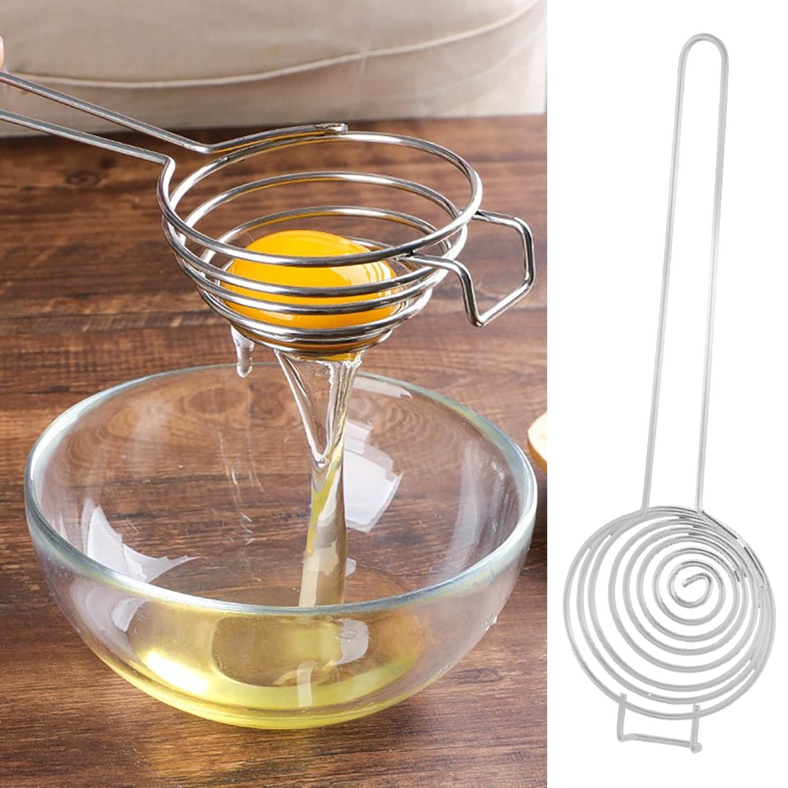 Vikakiooze Eggs Separator Stainless Steel Eggs Yolk White Separator ...