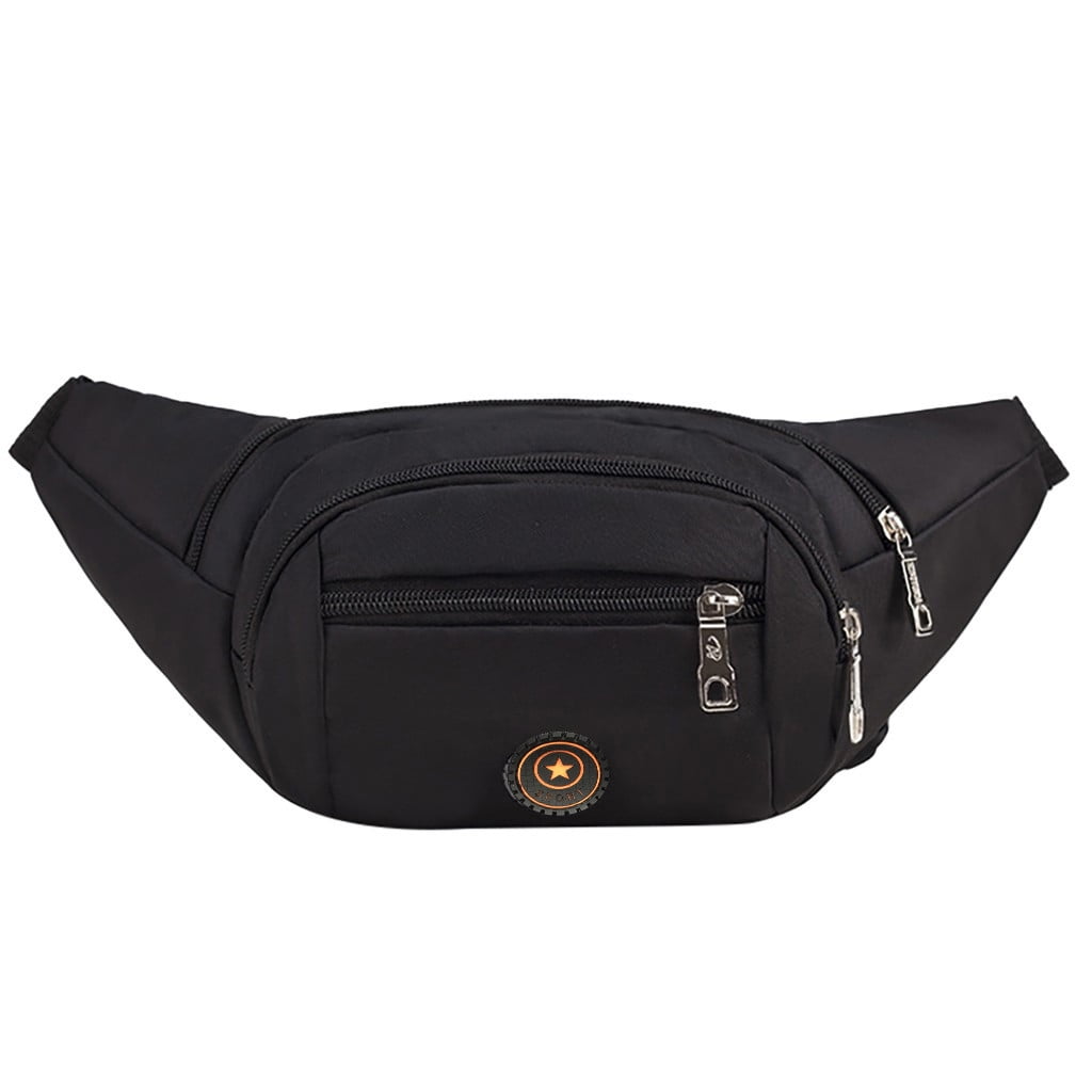Vikakiooze Fanny Packs for Women Men, Black Crossbody Fanny Pack ...