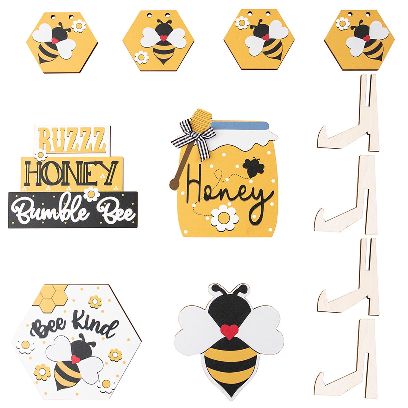 Vikakiooze, Farm Cattle Wood Handicraft Bee Home Decoration Desktop ...