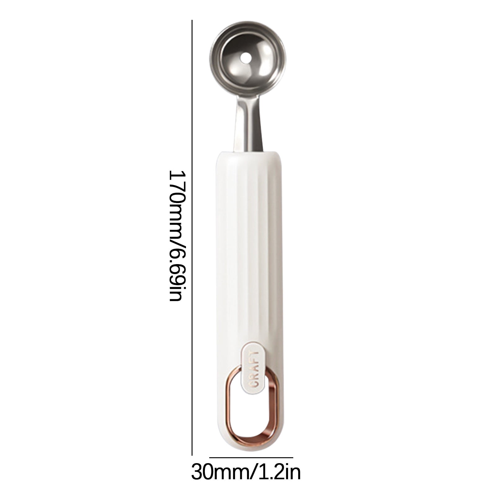 Vikakiooze Fruit Scooter Stainless Steel Watermelon Scooter Tool Hami ...