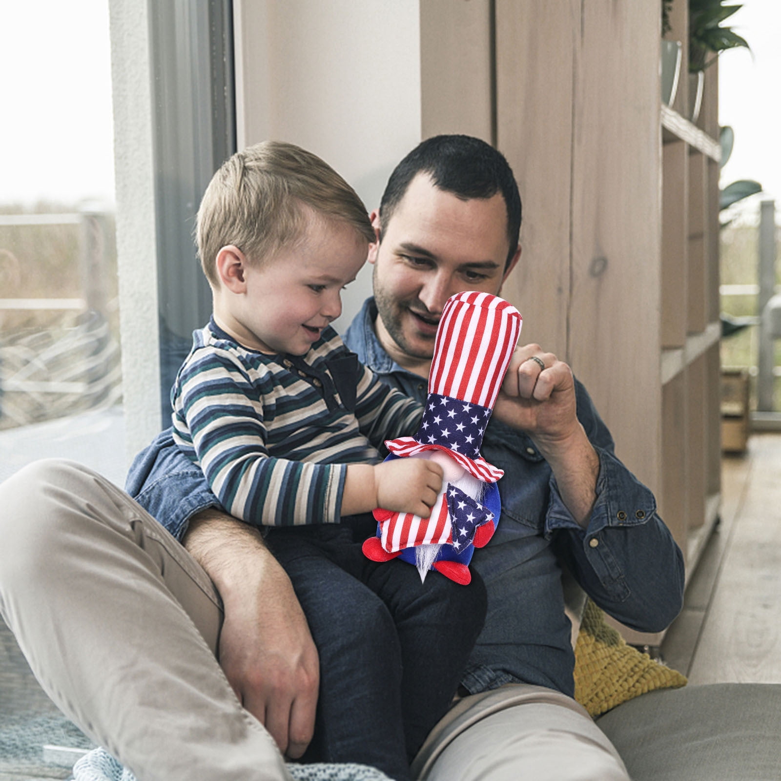 Vikakiooze Gnomes Decorations For Home American Flag Independence Day ...