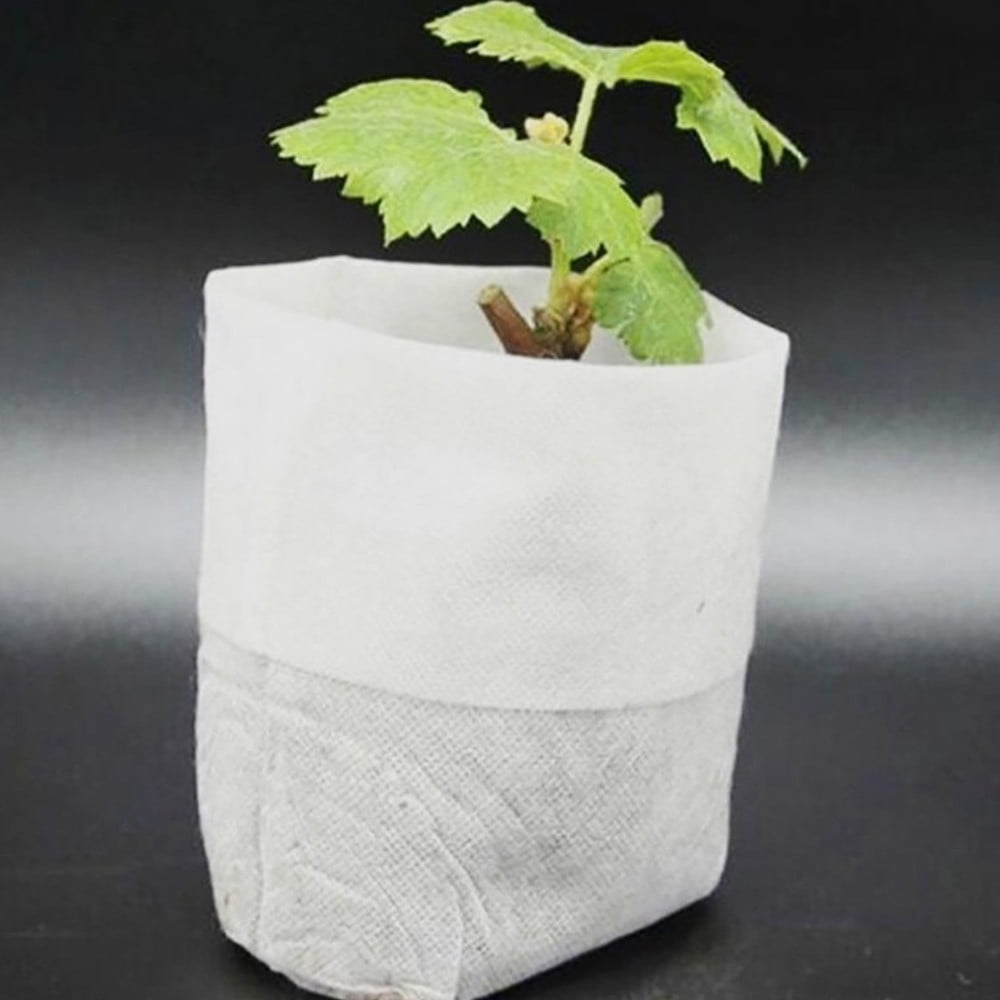 Vikakiooze Biodegradable Nursery Bags Set, Plant Grow Bags Non-Woven ...