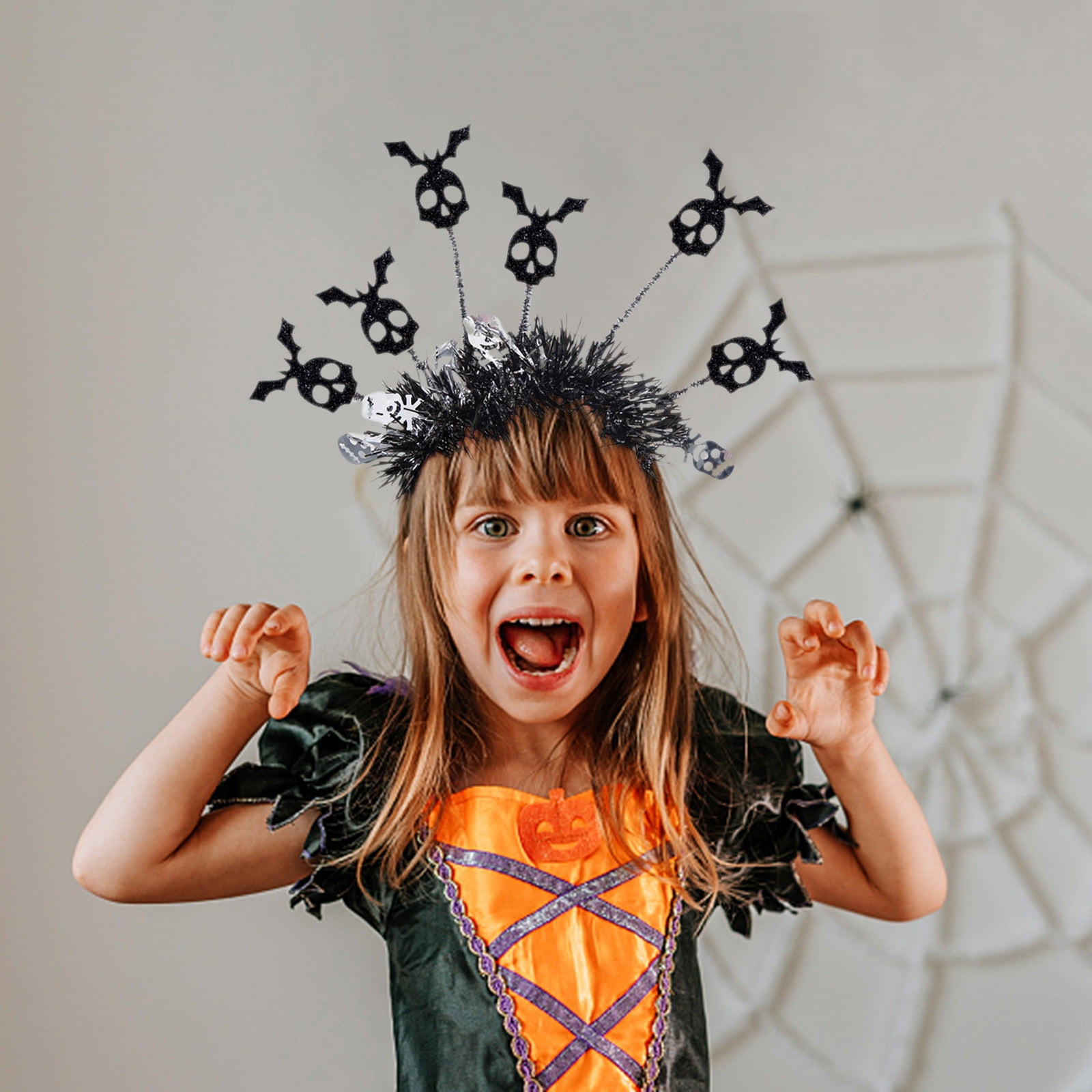 Vikakiooze Halloween Decorations Indoor Halloween Headband Pumpkin ...