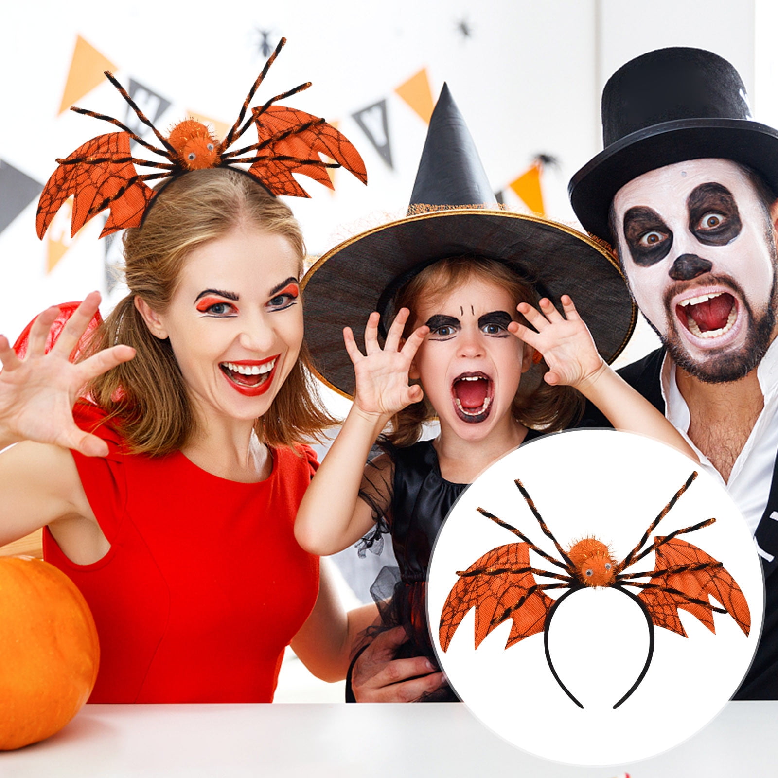 Vikakiooze Halloween Decorations Outdoor, Halloween Face Wing Festive ...