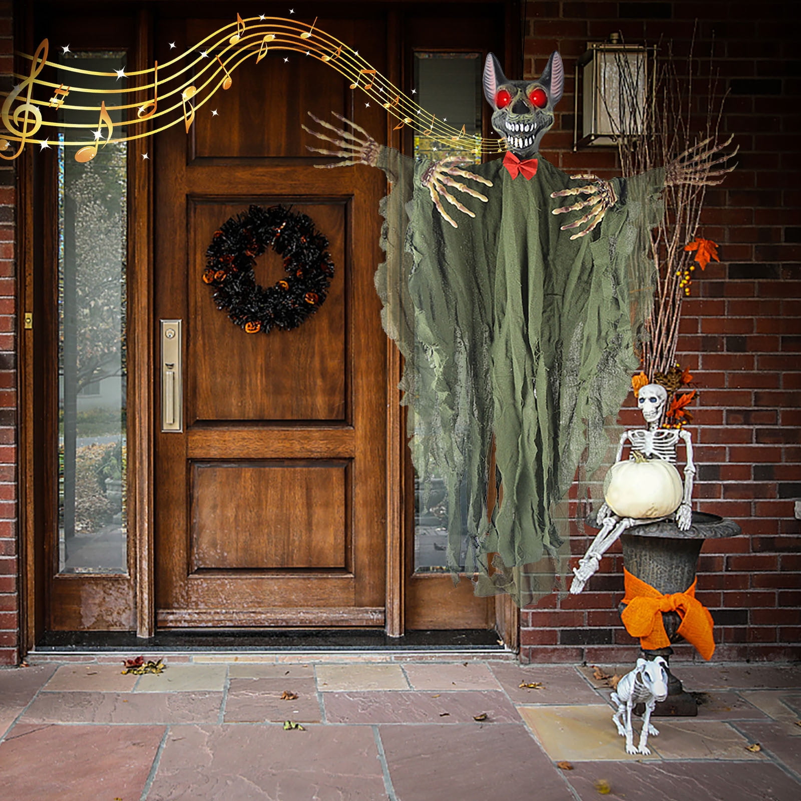 Vikakiooze Halloween Party Decorations, Halloween Large Decorative ...