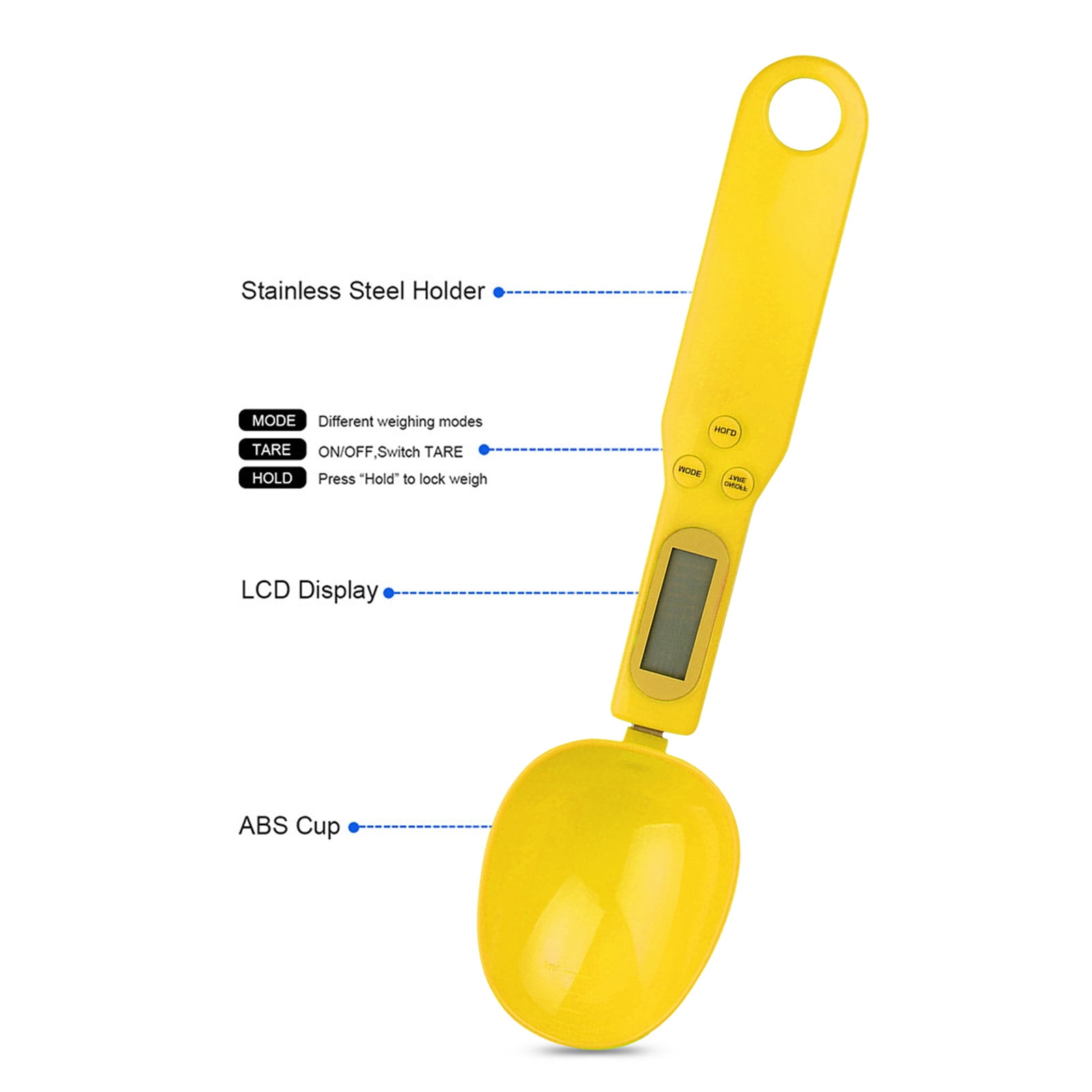 Vikakiooze High-Precision Detachable Electronic Measuring Spoon Digital ...