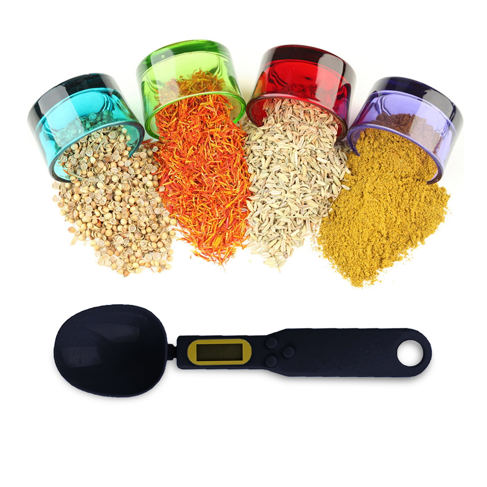 Vikakiooze High-Precision Detachable Electronic Measuring Spoon Digital ...