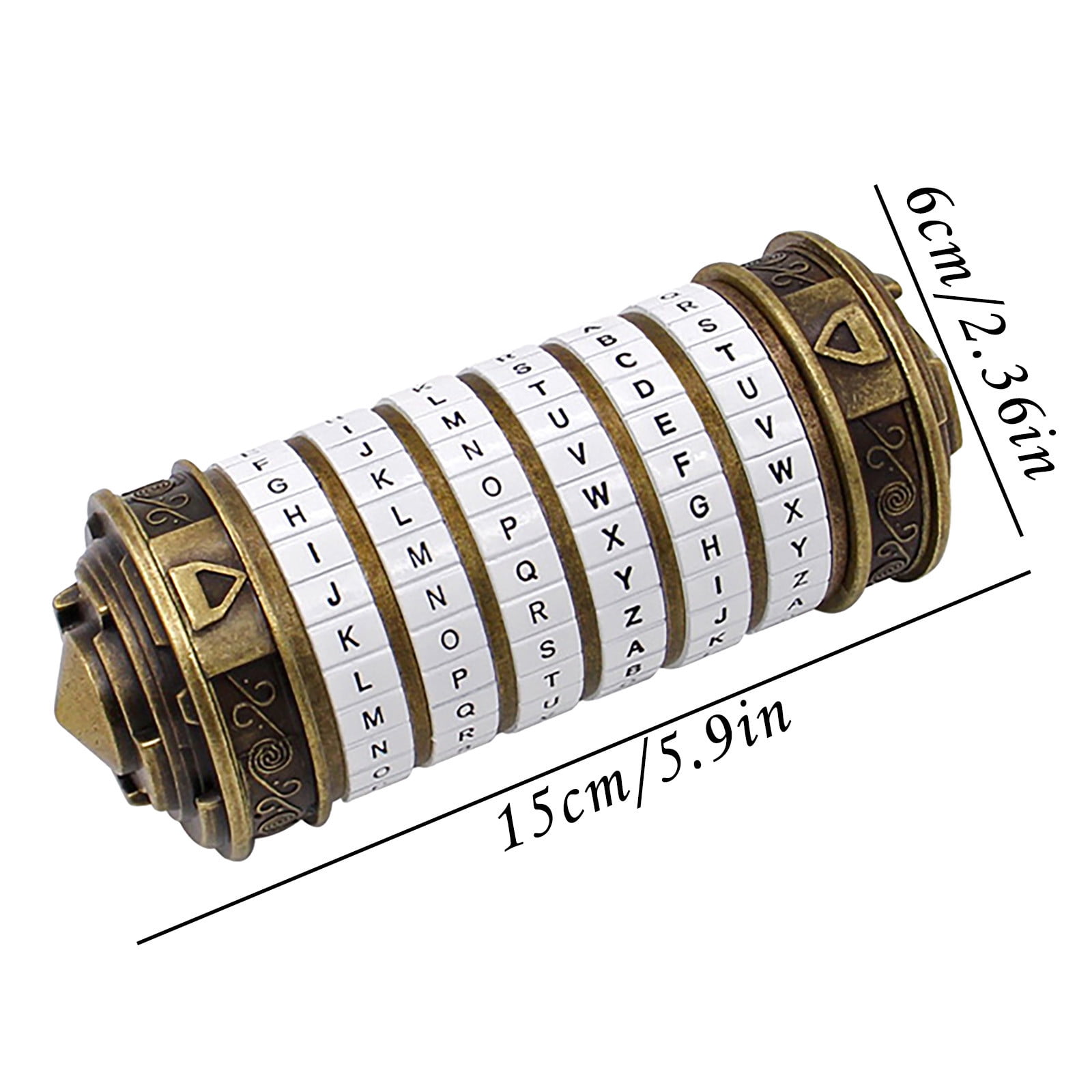 Vikakiooze Home Decor , Da Vinci Code Cryptex Lock Anniversary Valentine's Day Romantic Birthday ...