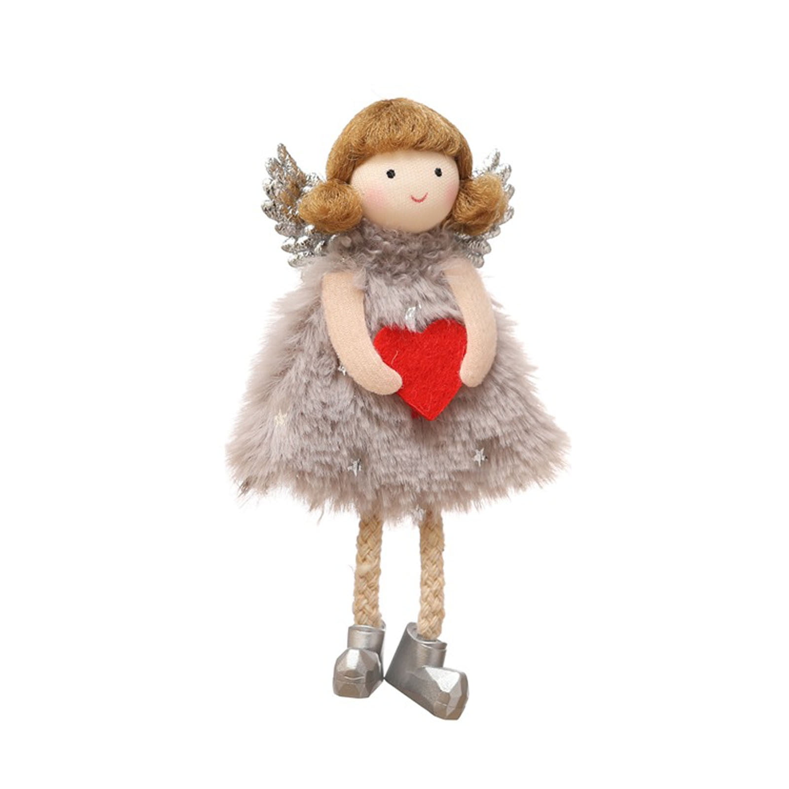 Vikakiooze Cute Plush Angel Doll, Lace Gauze Dress Princess Girl ...