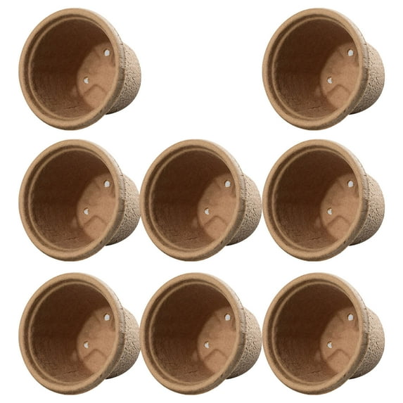 Vikakiooze Home Decor Nursery Pots Pulp Peat Pot Plant Cup Tray Flowers ...