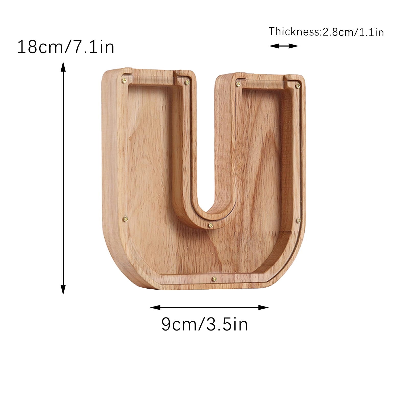 Vikakiooze Home Decor , Personalized Wooden Name Money Box Wooden ...