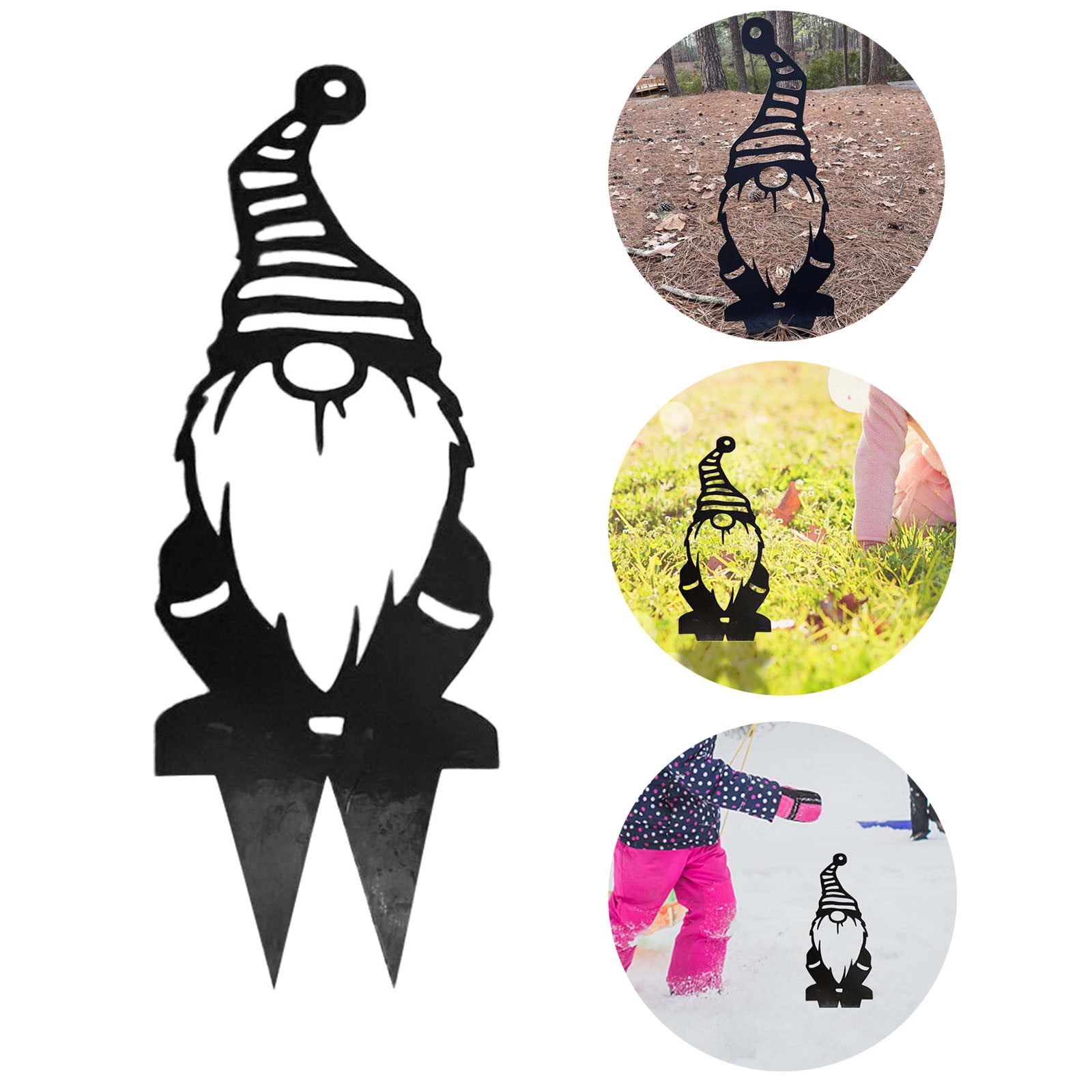 Vikakiooze Home Decor Steel Branch Gnomes Decoration Metal Tree Art ...