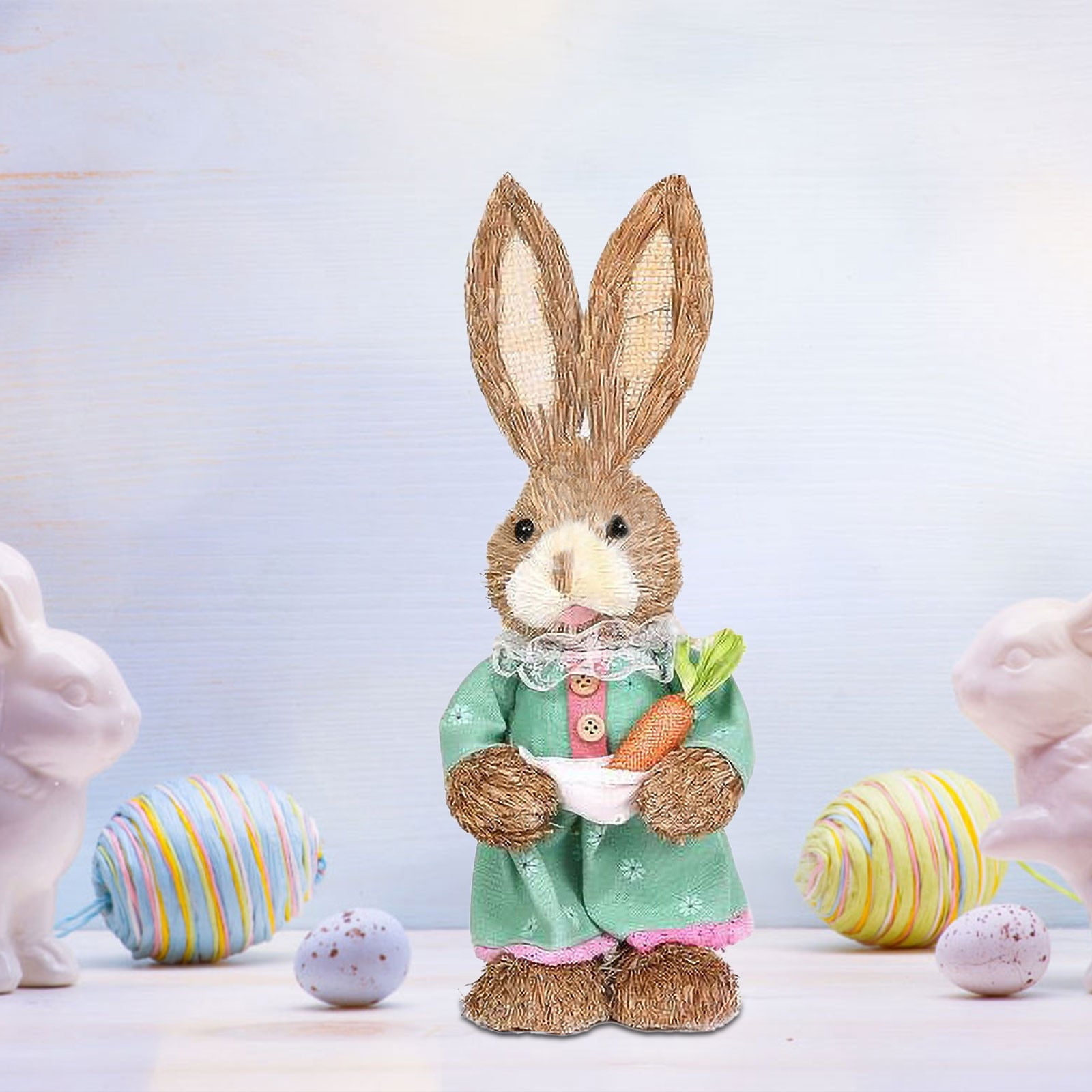 Vikakiooze Home Decor Under $5, Easter Simulation Bunny Home Garden ...