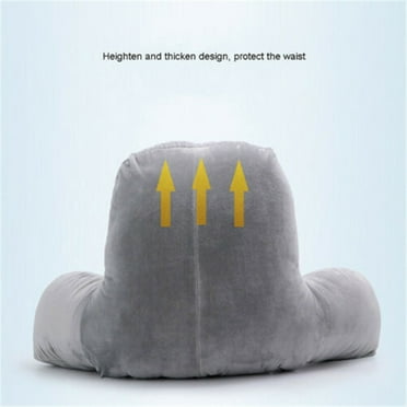 Mainstays Faux Fur Plush Backrest Pillow, Specialty Size, Aqua ...