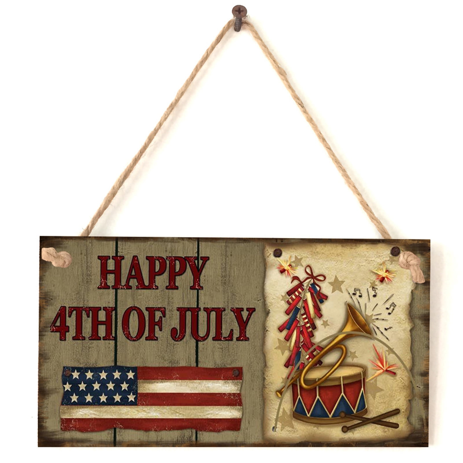 Vikakiooze Independence Day Wooden Crafts, Wooden American Independence ...