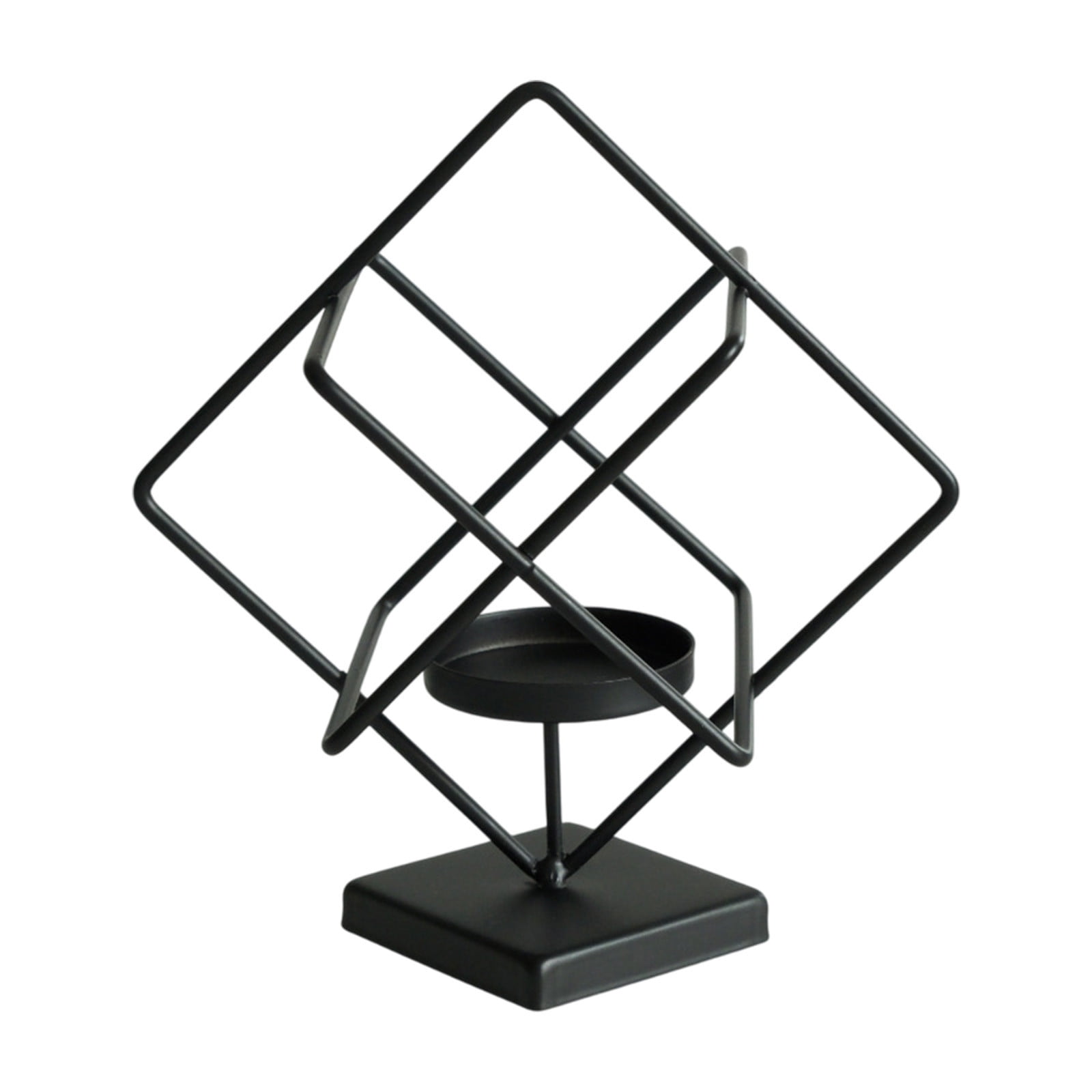 Vikakiooze Iron Candlestick Ornaments Restaurant Desktop Sense Of ...