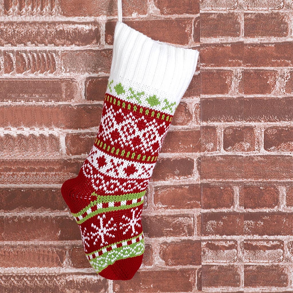 Vikakiooze Knitted Christmas Stocking Gift Bag - Filled Stocking with ...