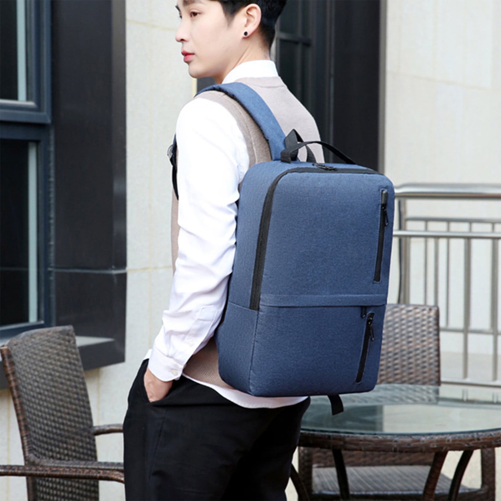 Vikakiooze Laptop Backpack, Business Slim Durable Laptops Backpack With ...