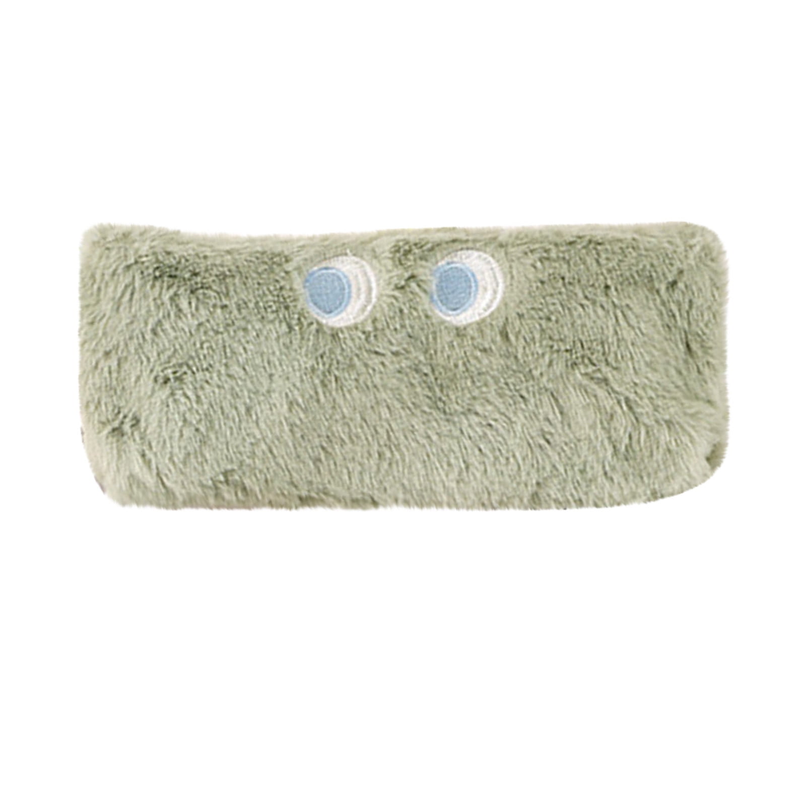 Vikakiooze Large Pencil Case, Plush Round Pencil Bag Cartoon Cute Super ...