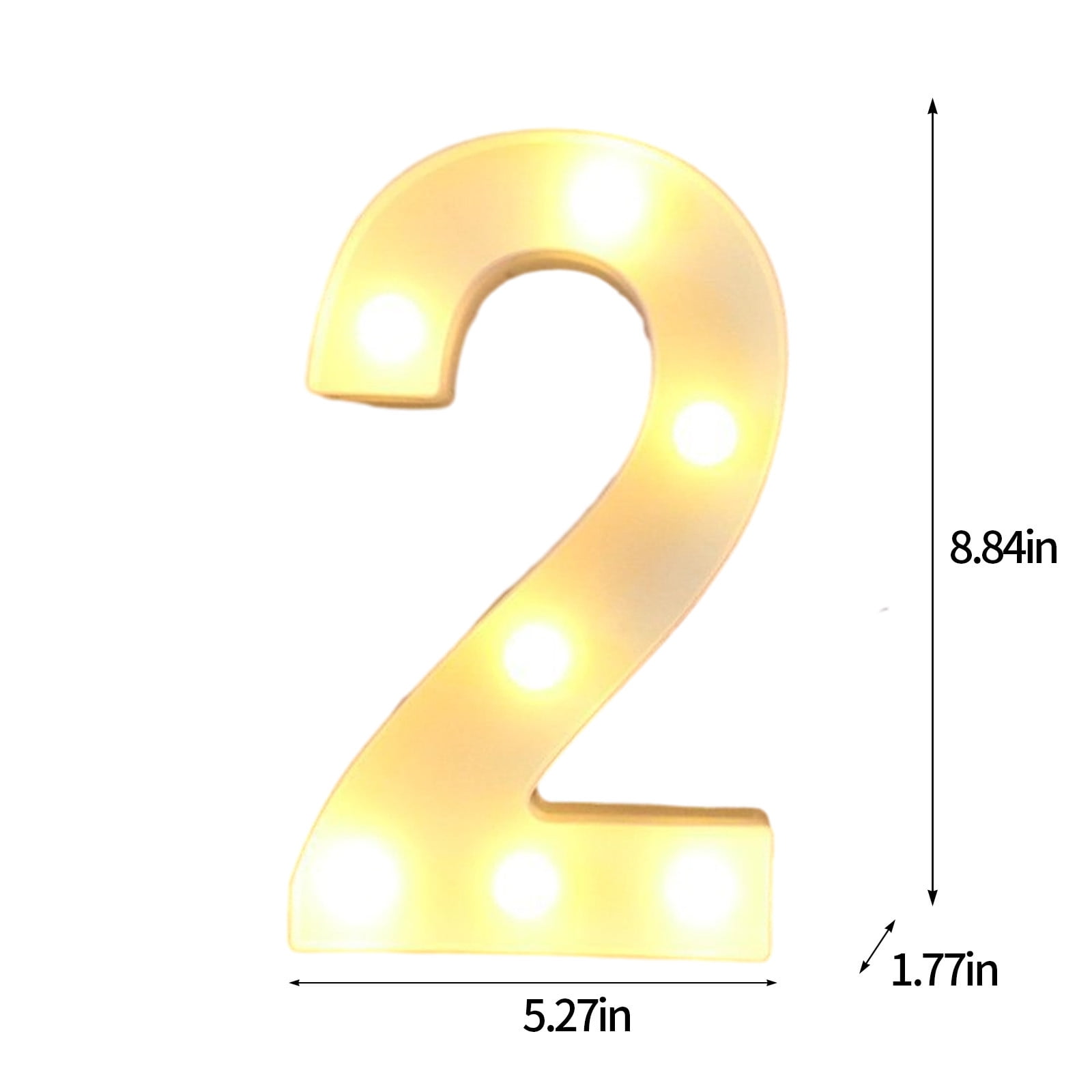 Vikakiooze Light Up Letters , LED Letters Lights Sign Alphabet And ...