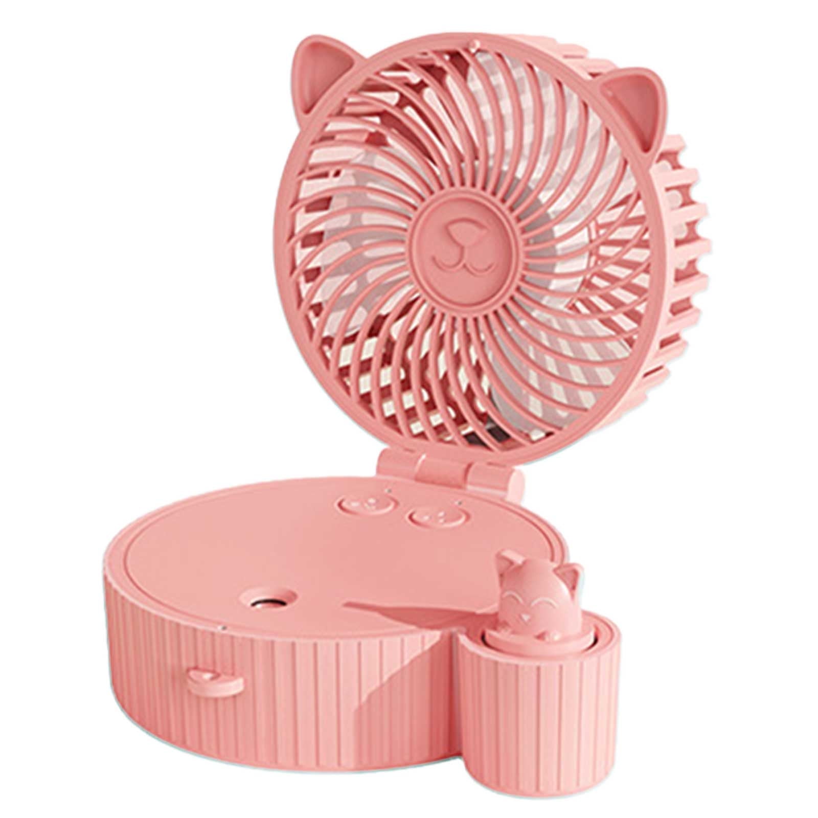 Vikakiooze Misting Spray Fans, Colorful Spray Small Fan Handheld ...