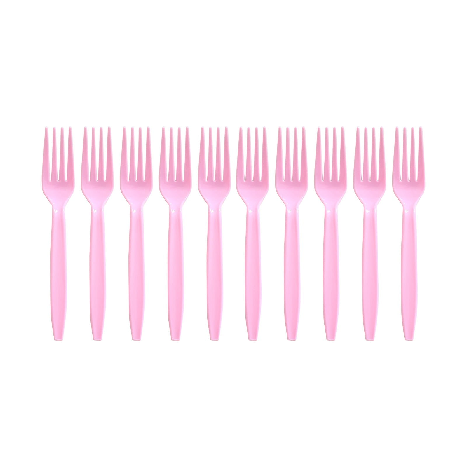 Vikakiooze Party Cutlery Gradient Color Cutlery Disposable Birthday ...