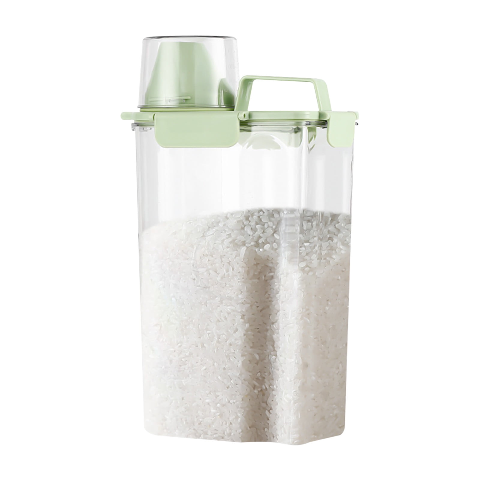 Vikakiooze Plastic Transparent Tank, Rice Storage Barrel, Household ...