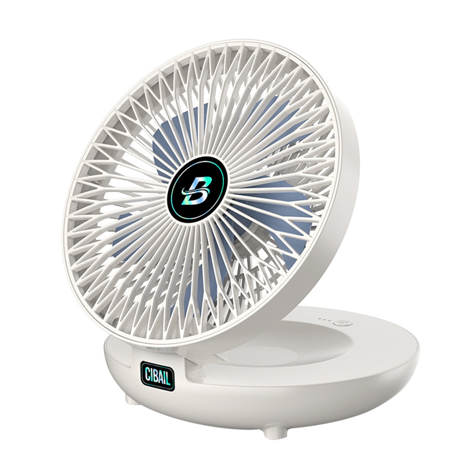 Vikakiooze Portable Desk Table Fan, Mini Folding Desk Fan, Hangable Fan ...