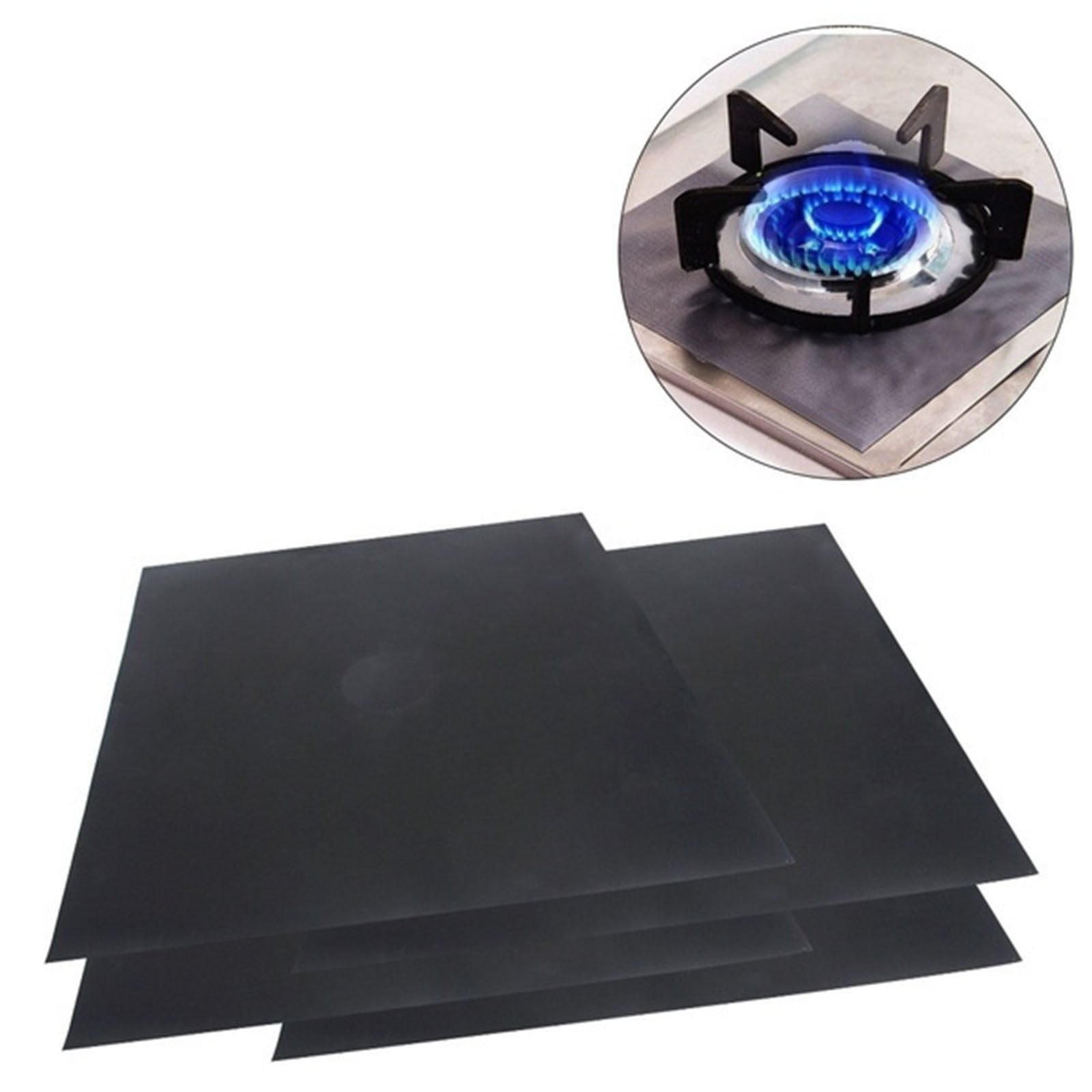 Vikakiooze Reusable Gas Range Stovetop Burner Protector Liner Cover For ...