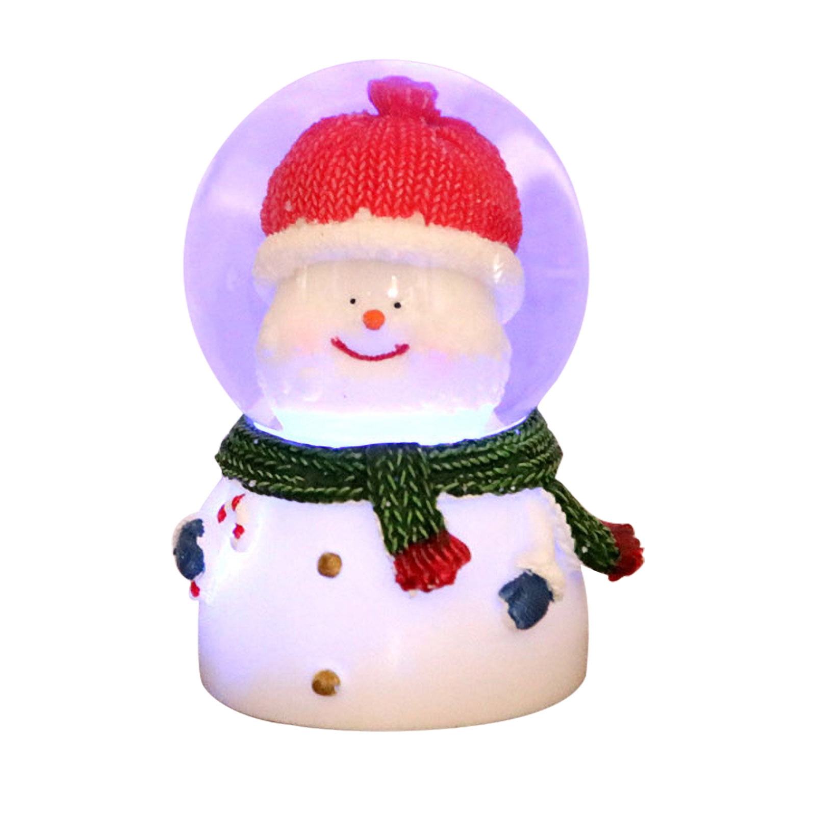 Vikakiooze Santa Claus Crystal Ball Table With A Plexiglass Christmas ...