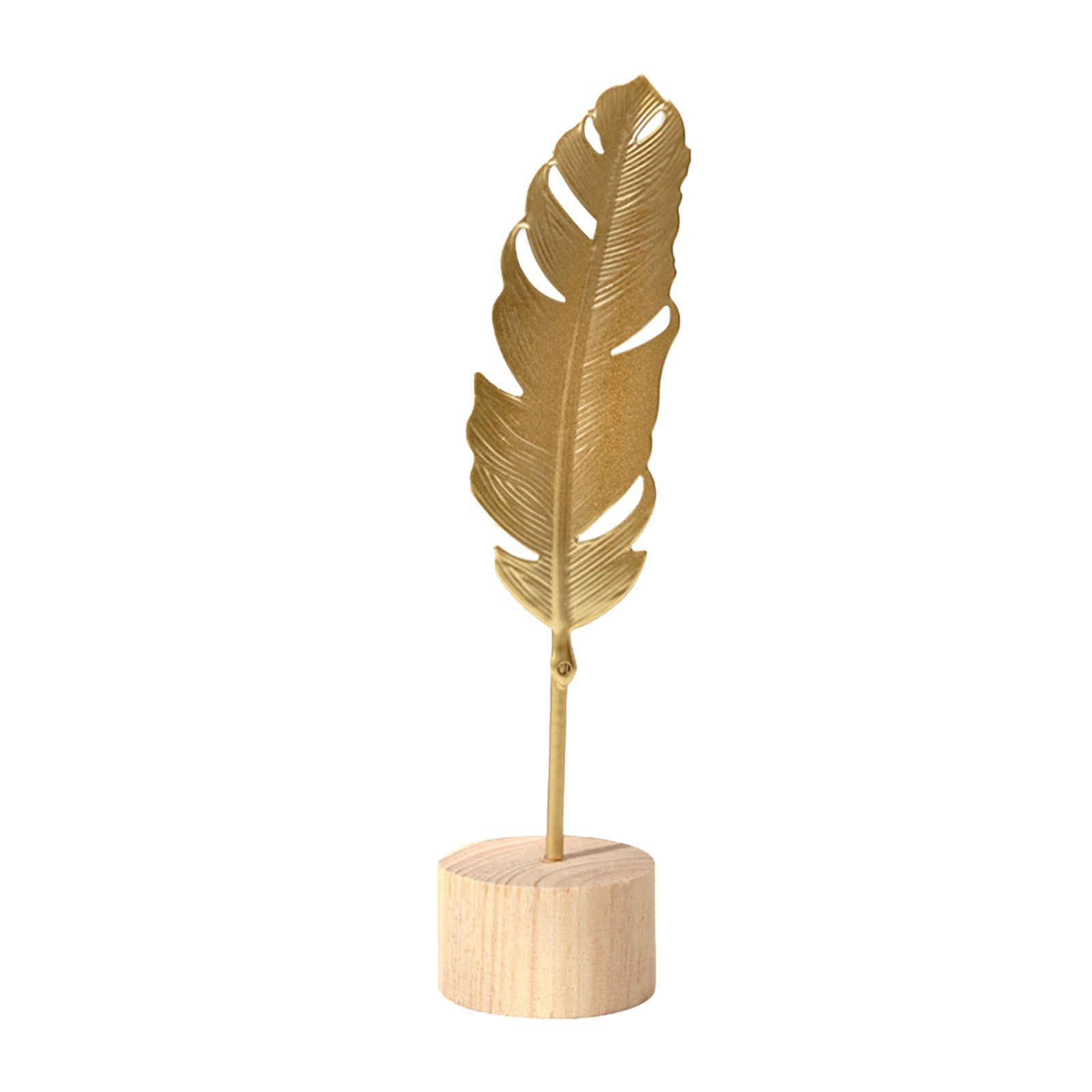 Vikakiooze Scandinavian Feather Sculpture - Lightweight With Wooden ...