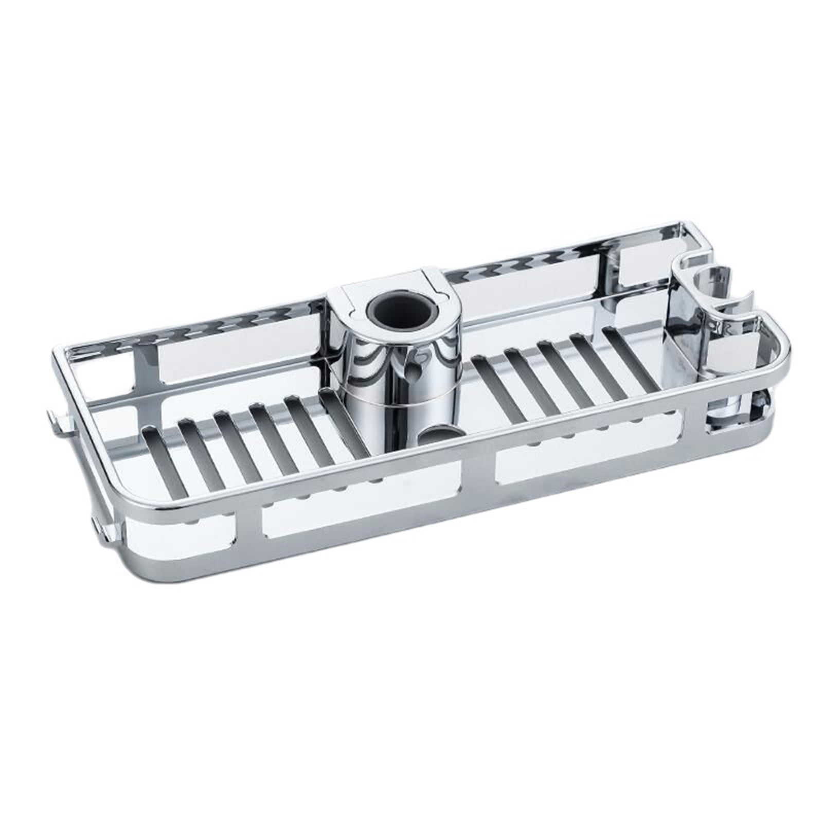Vikakiooze Shower Rack Punch- Shower Caddy Shelves Slide Bar For Shower ...
