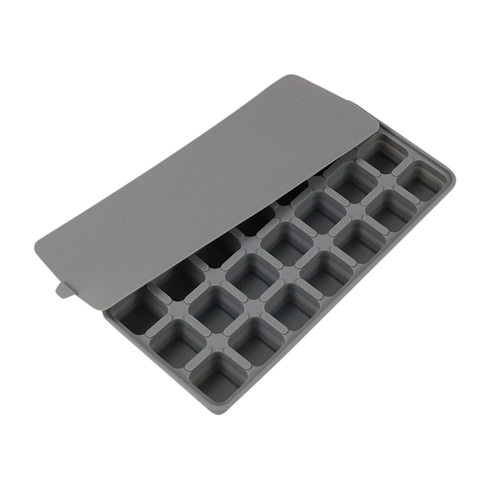 Vikakiooze Silicone Ice Tray Large 21 Cell Silicone Folding Ice Cell ...